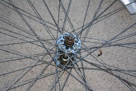 How to Rebuild a Bicycle Front Wheel Hub Using Simple Tools : 7 Steps ...