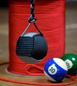 Monster Monkey Fist Using Pool Ball : 12 Steps - Instructables