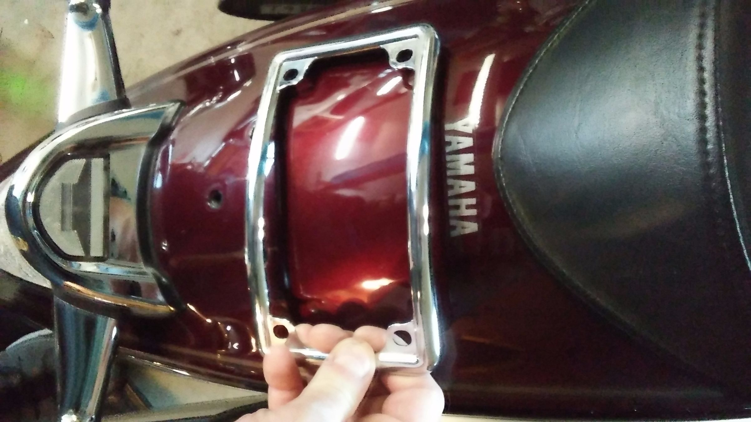 Motorcycle Curved License Plate Frame : 8 Steps (with Pictures ...