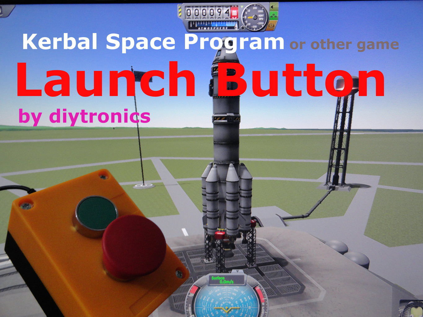Arduino Ksp Launch Button Kerbal Space Program 9 Steps Instructables