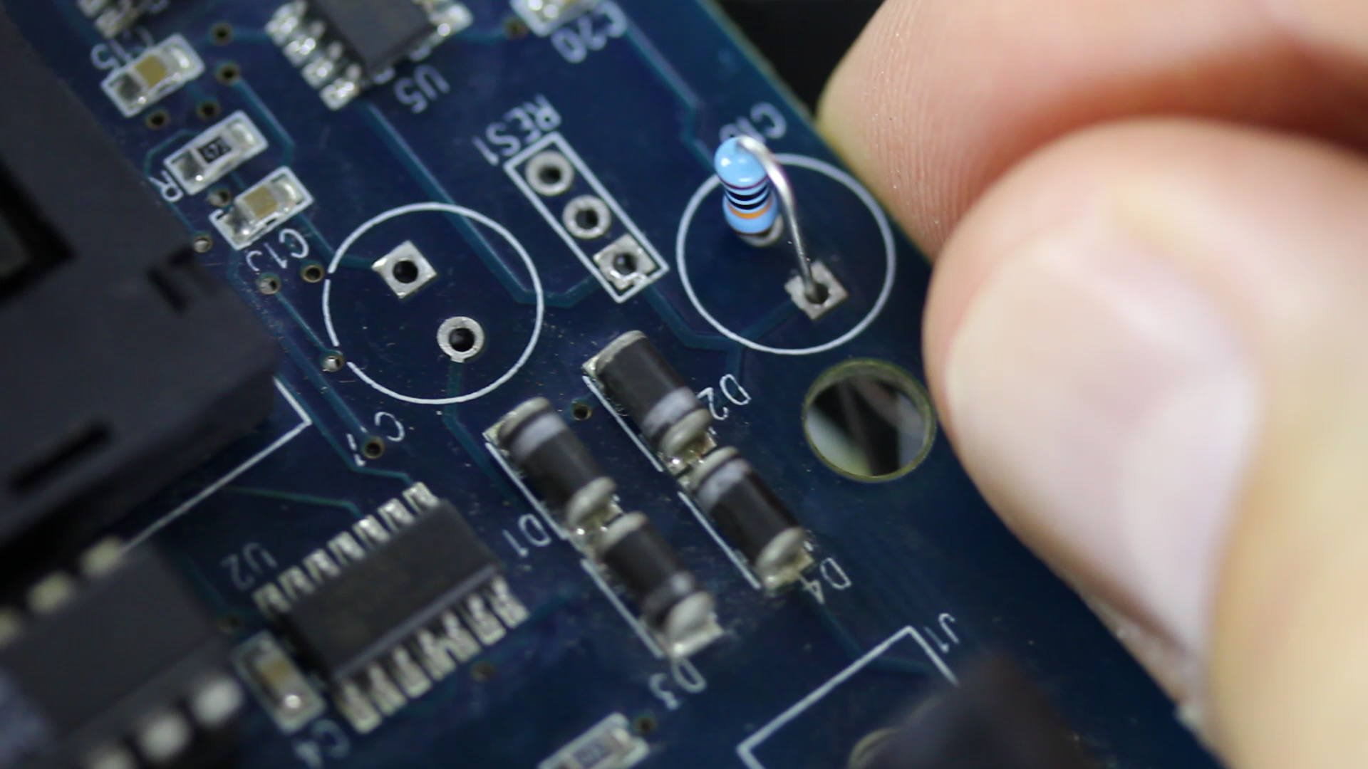 Soldering Through Hole Components | Soldering Basics : 8 Steps (with ...