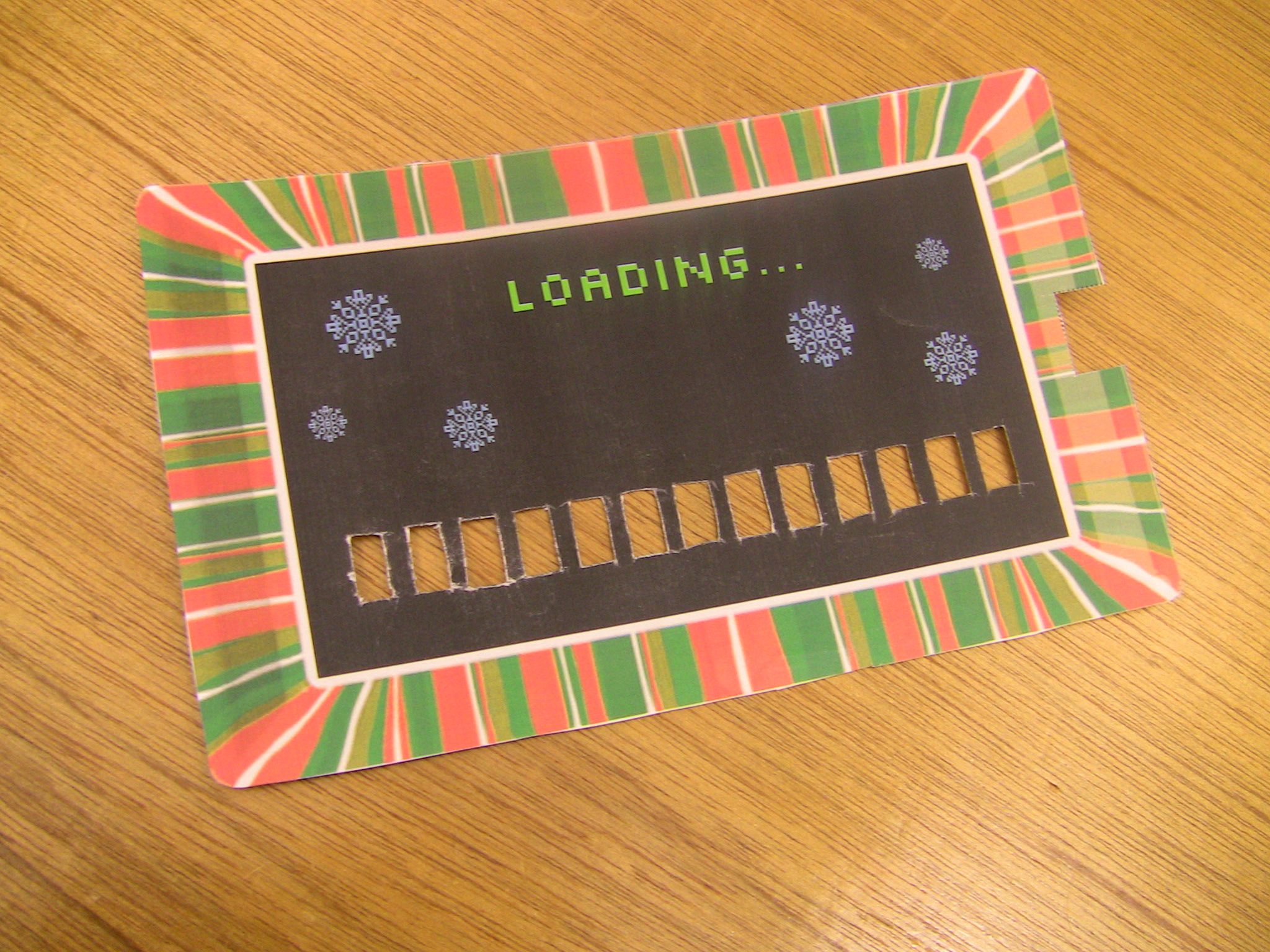 "Loading" Christmas Card : 5 Steps (with Pictures) - Instructables
