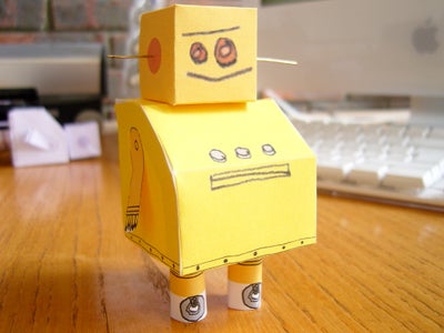 Instructables Robot -- Paper Model : 8 Steps (with Pictures) - Instructables