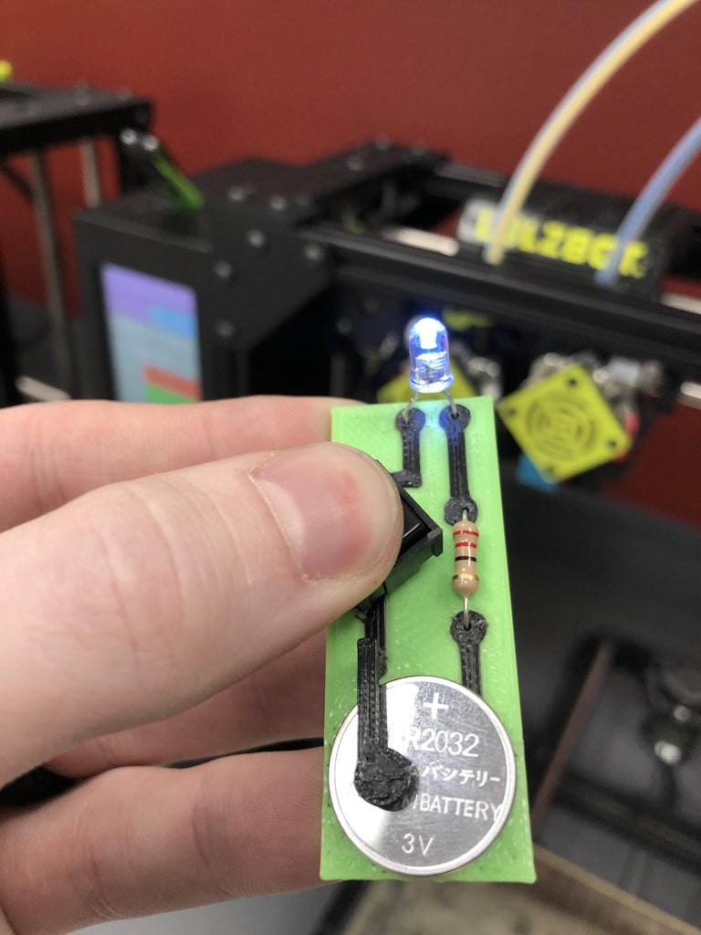 Making 3d Printed Circuit Board Using Tinkerkad Innow8 Teaches Coding With Robotics