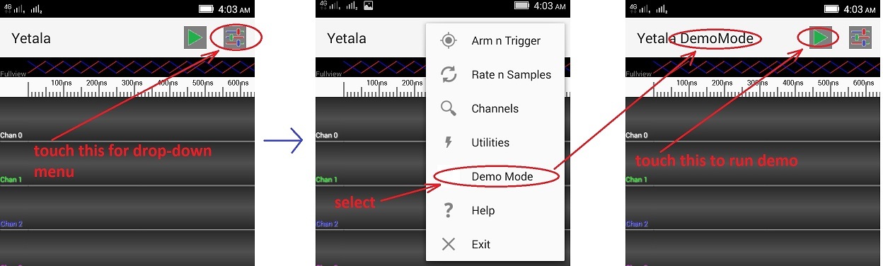 Logic Analyzer With Android User Interface Trybotics