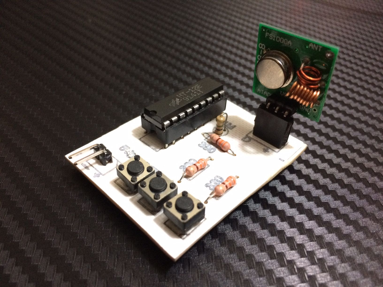 Make a RF Transmitter and Receiver With HT12E & HT12D : 4 Steps ...