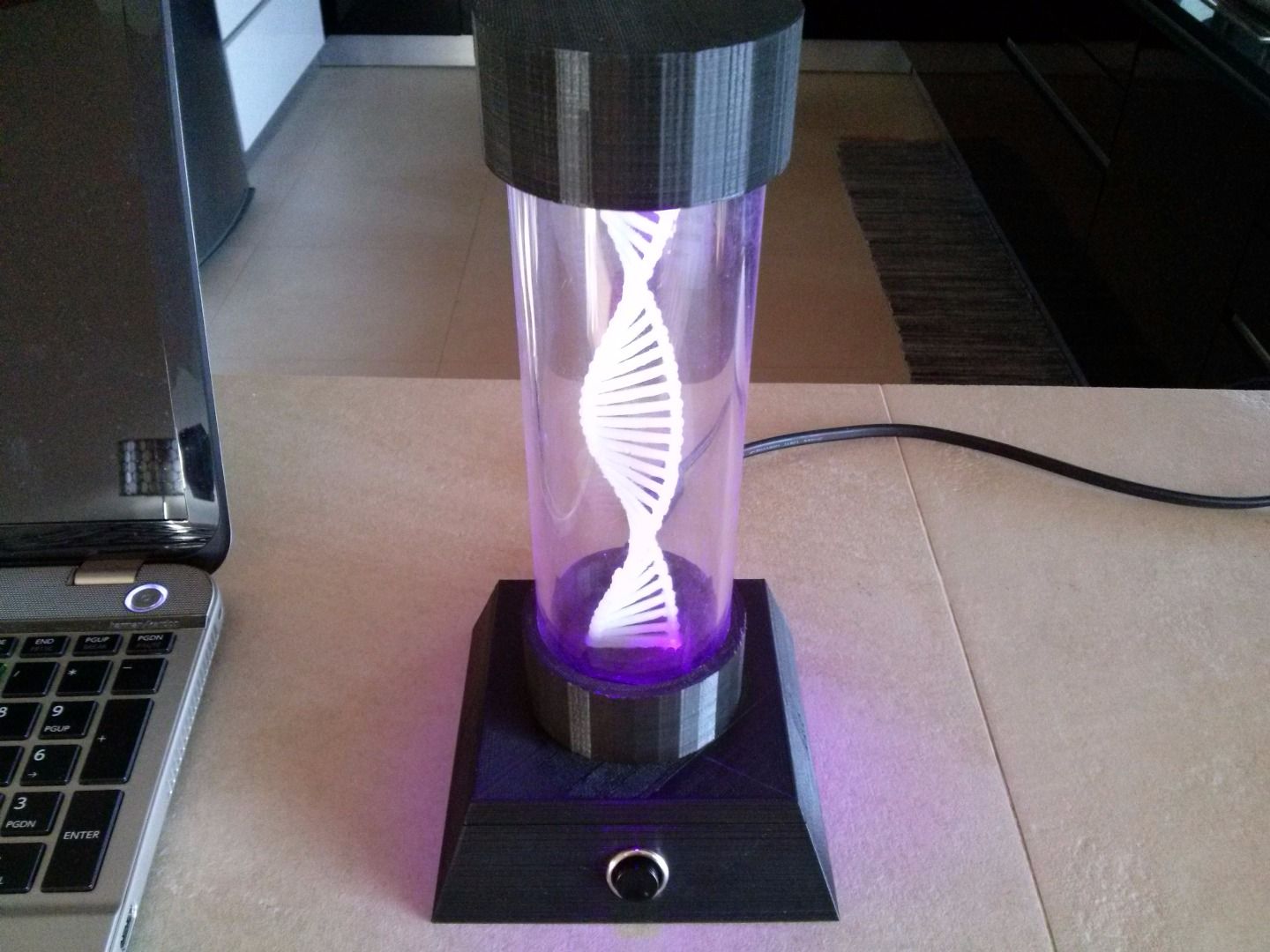 3D Printed DNA Lamp : 16 Steps (with Pictures) - Instructables