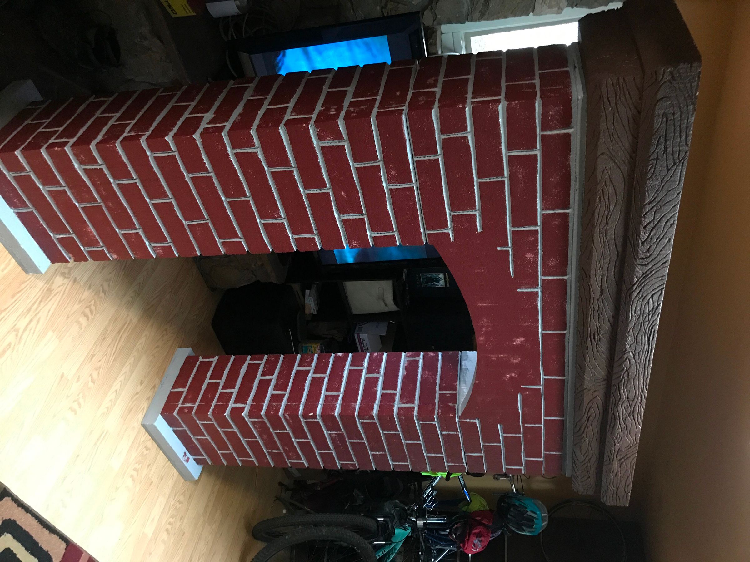 Build a Fireplace Prop for the Stage : 7 Steps (with Pictures ...