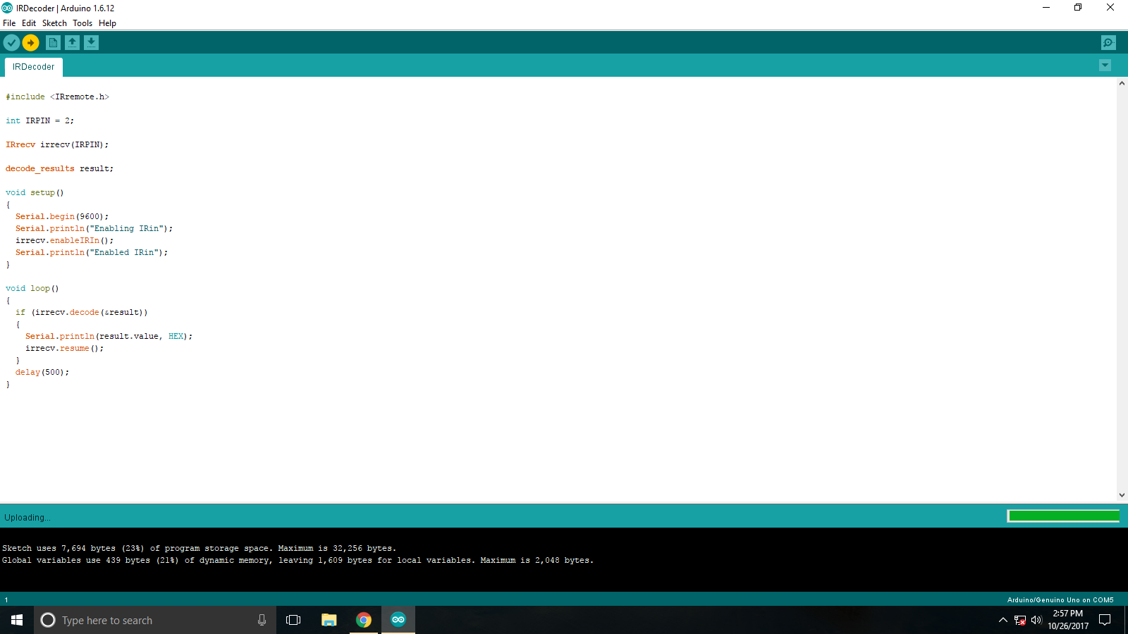 IR REMOTE DECODER USING ARDUINO. : 4 Steps (with Pictures) - Instructables
