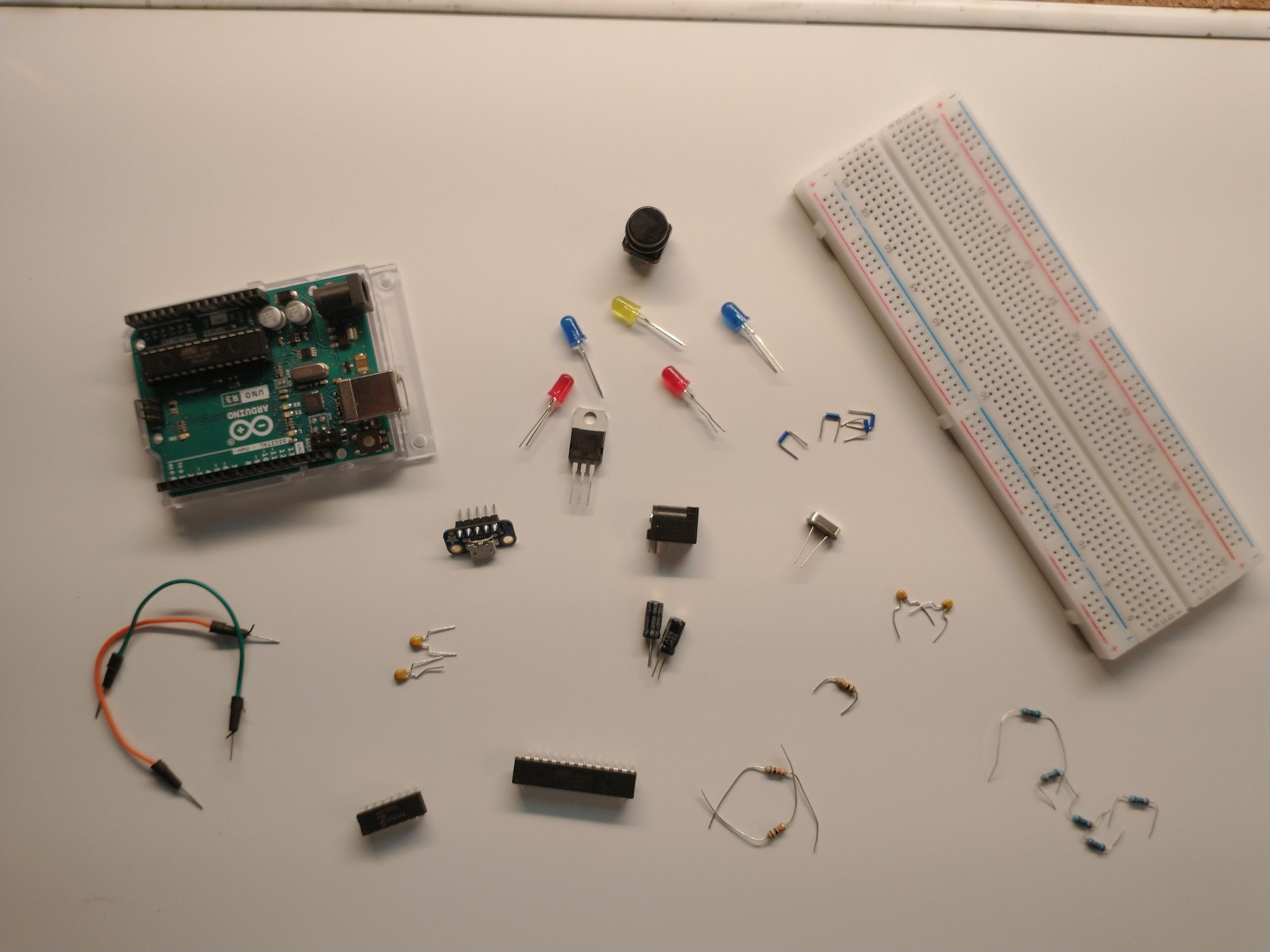 Arduino Uno on a Breadboard (With USB Support) : 9 Steps - Instructables