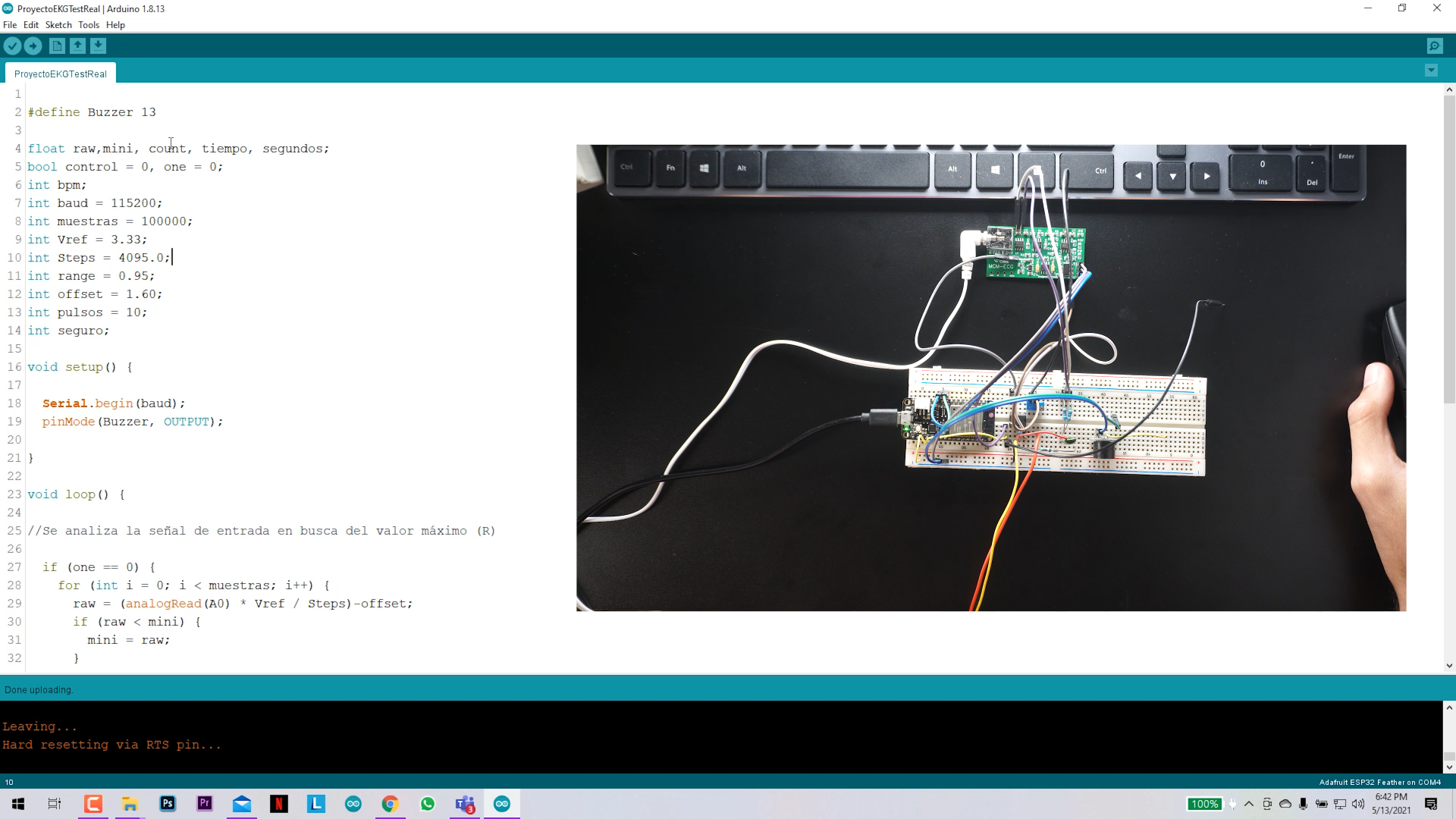 DIY ECG Heart Monitor | Analog Interface + Arduino : 8 Steps ...