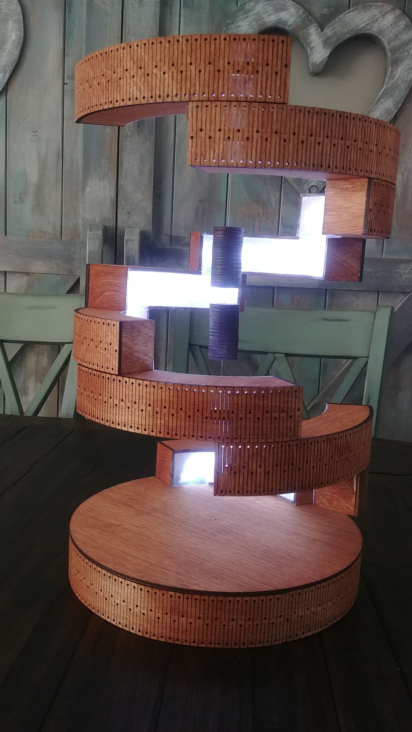 Wooden Coil Spring Lamp : 8 Steps (with Pictures) - Instructables