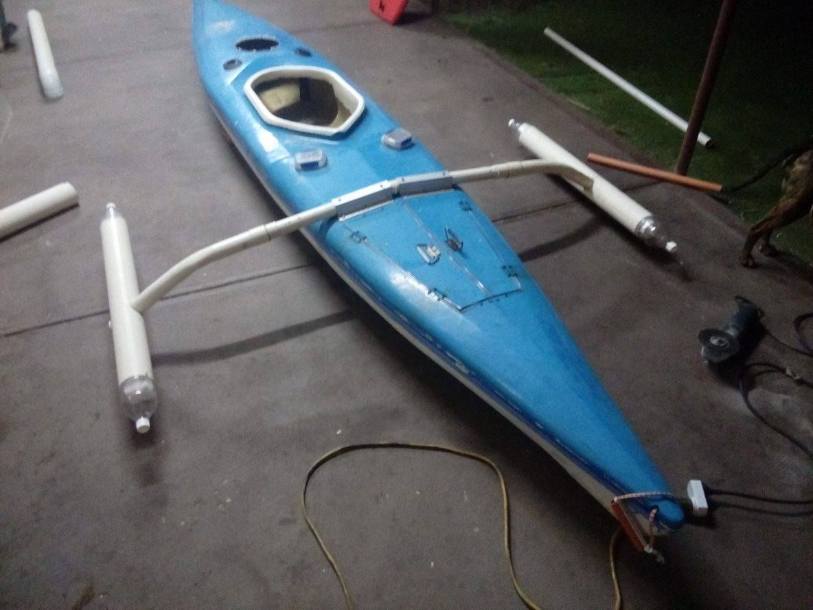 Fishing Kayak With Homemade Outriggers : 7 Steps (with Pictures ...