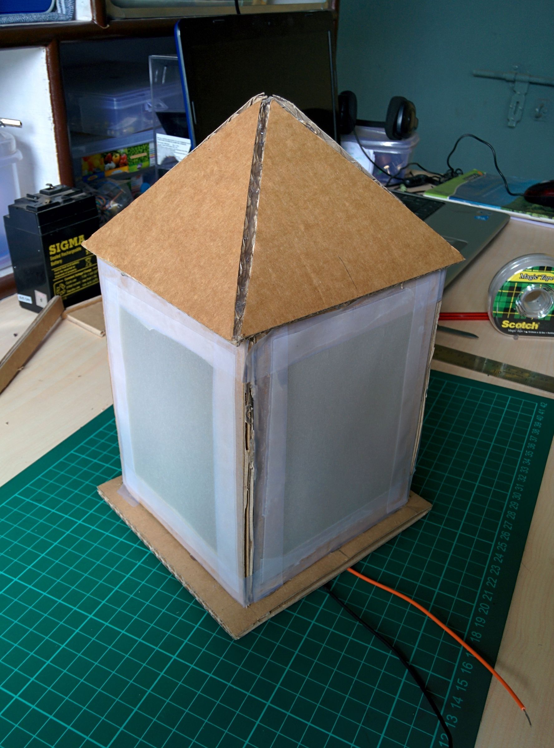 CARDBOARD SOLAR LAMP : 8 Steps (with Pictures) - Instructables