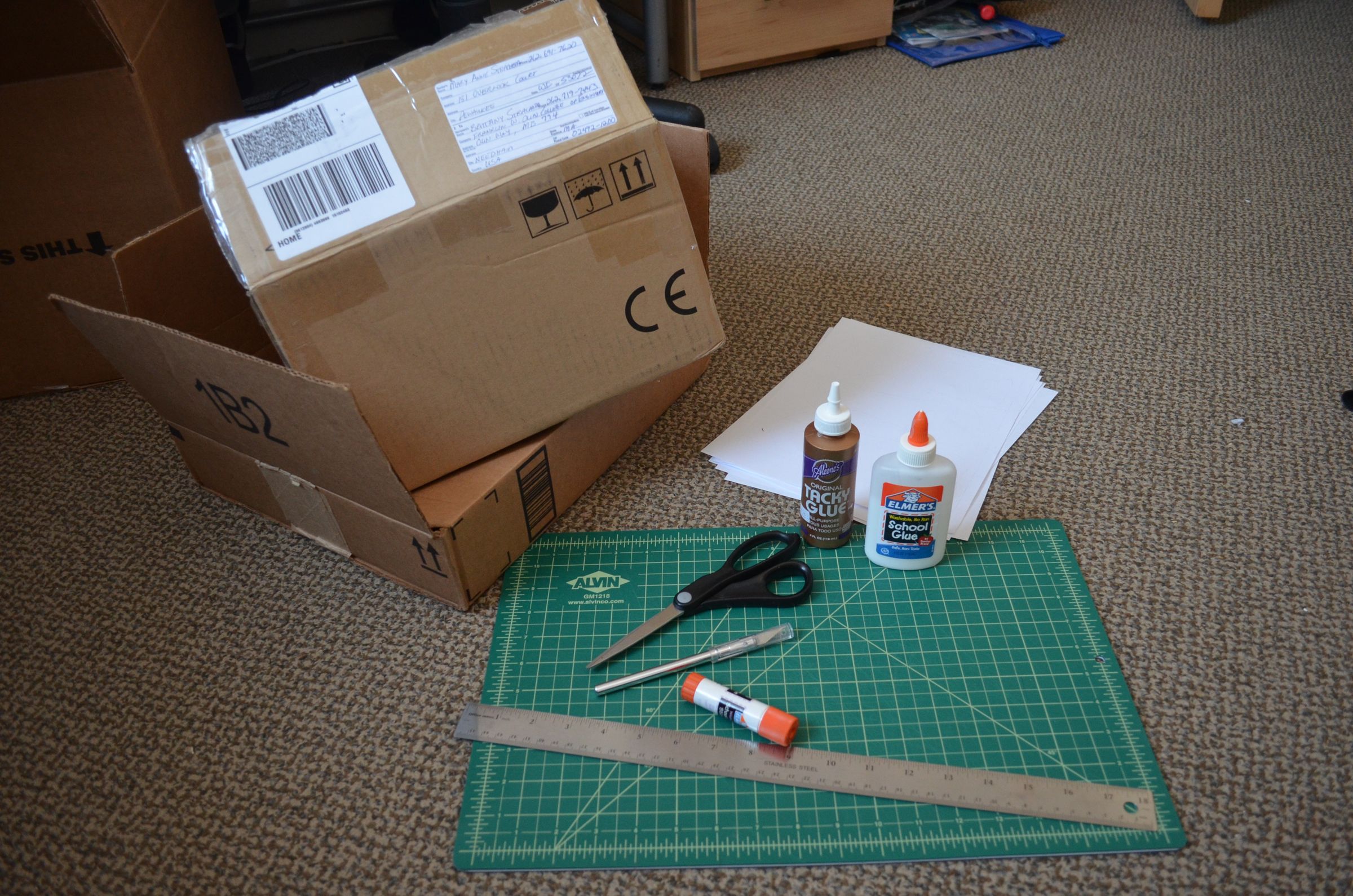 Cardboard Sphinx of Hatshepsut - 123D Make [hand-cut] : 11 Steps (with ...