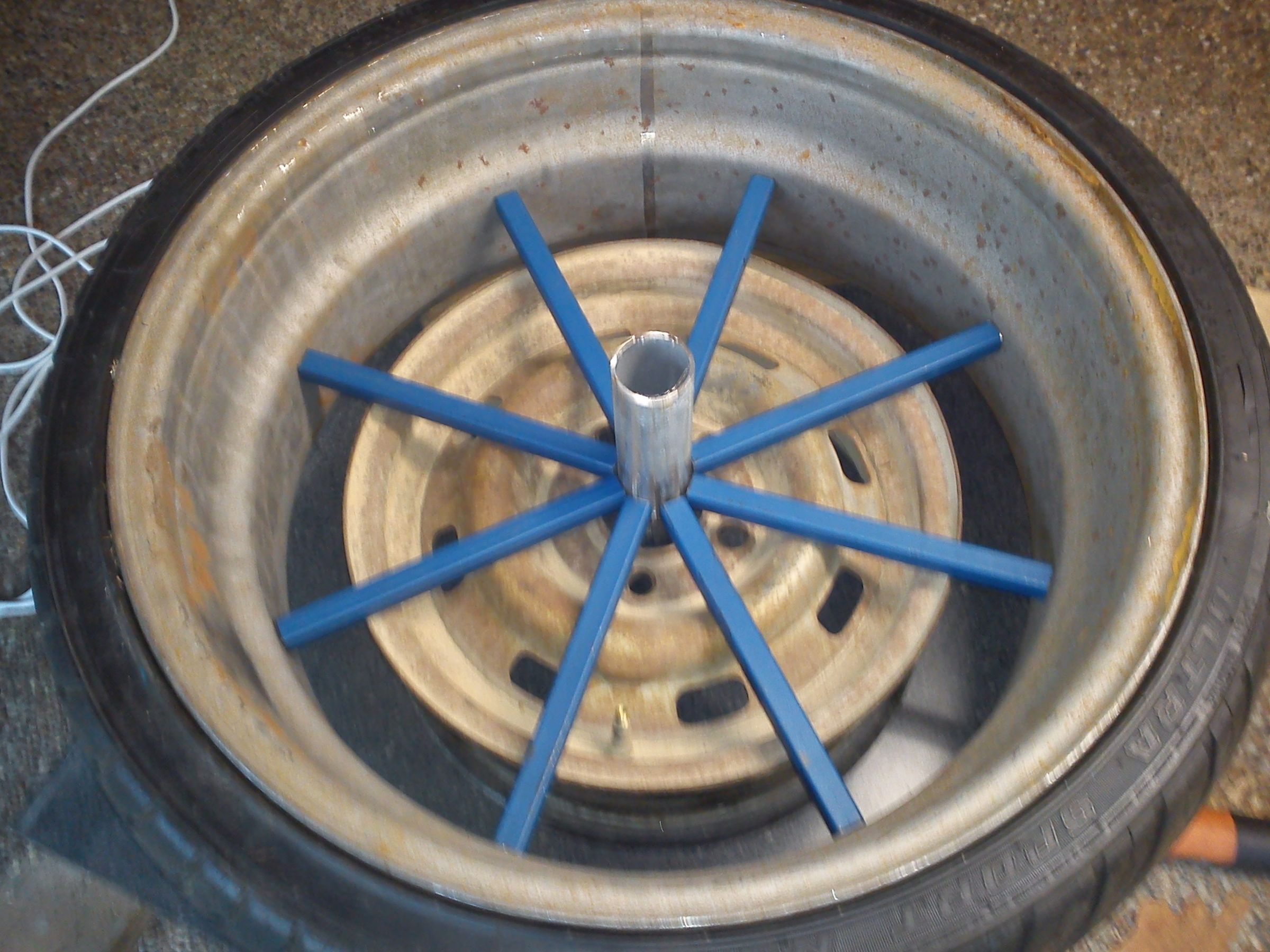 Making Wide Bike Wheel Hubs and Joining Them to Car Rims! : 6 Steps ...