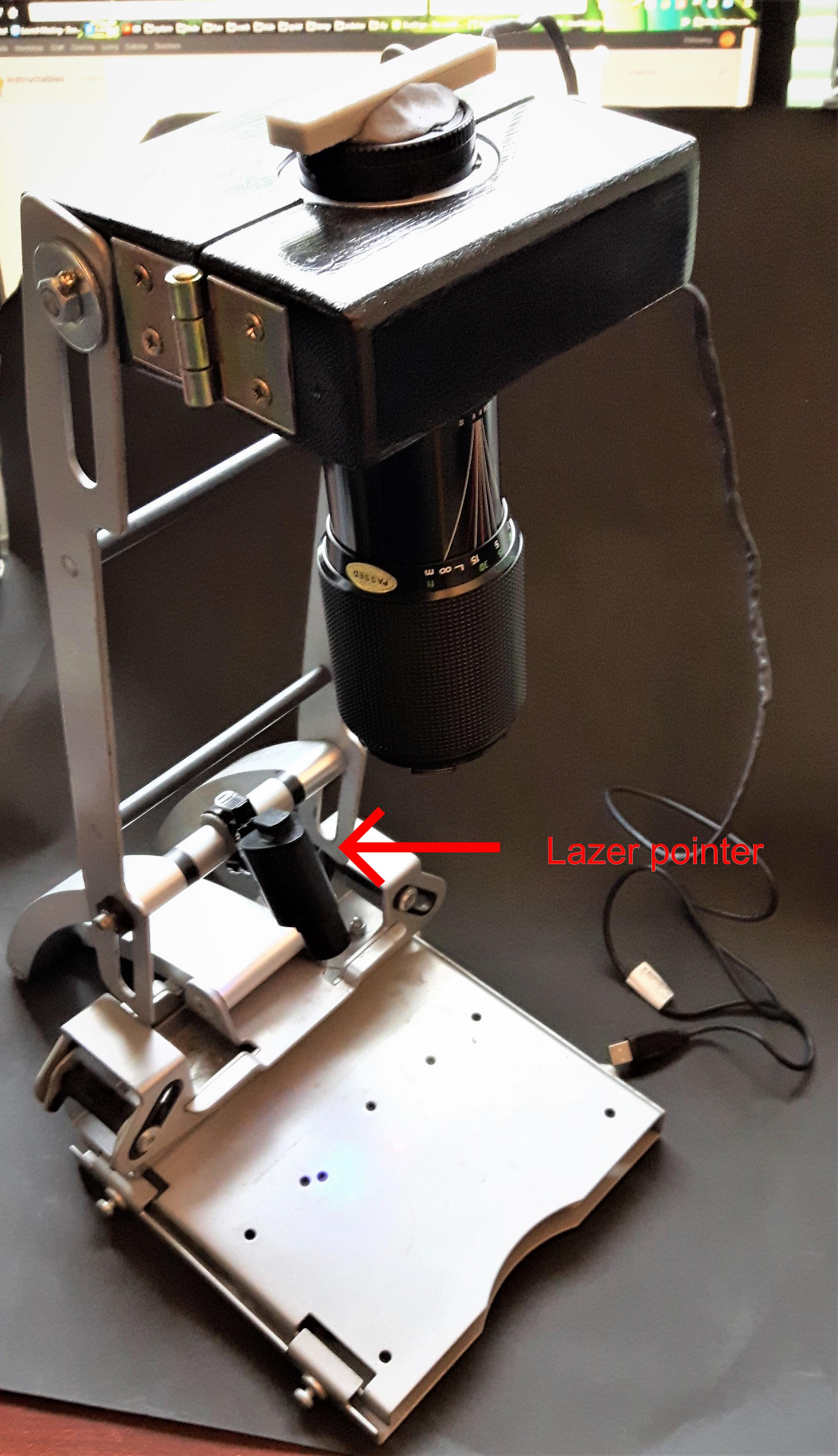 Soldering Microscope From SLR Zoom Lens and TV Wall Mount : 14 Steps ...