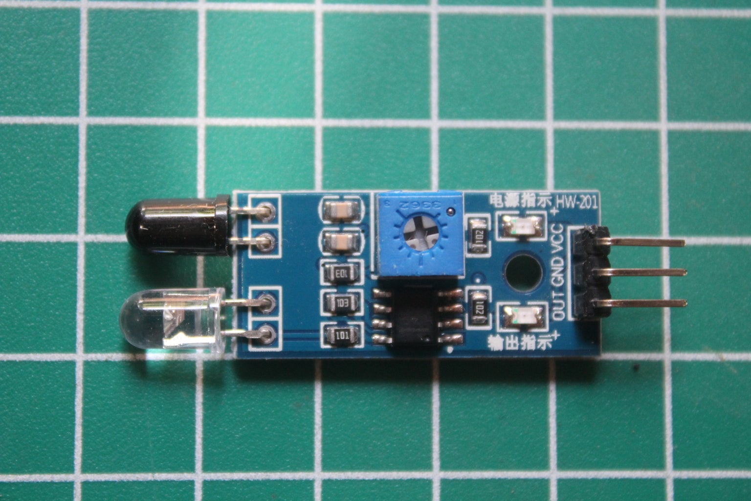 How To Use The Ir Obstacle Avoidance Sensor On Arduino 4 Steps Instructables