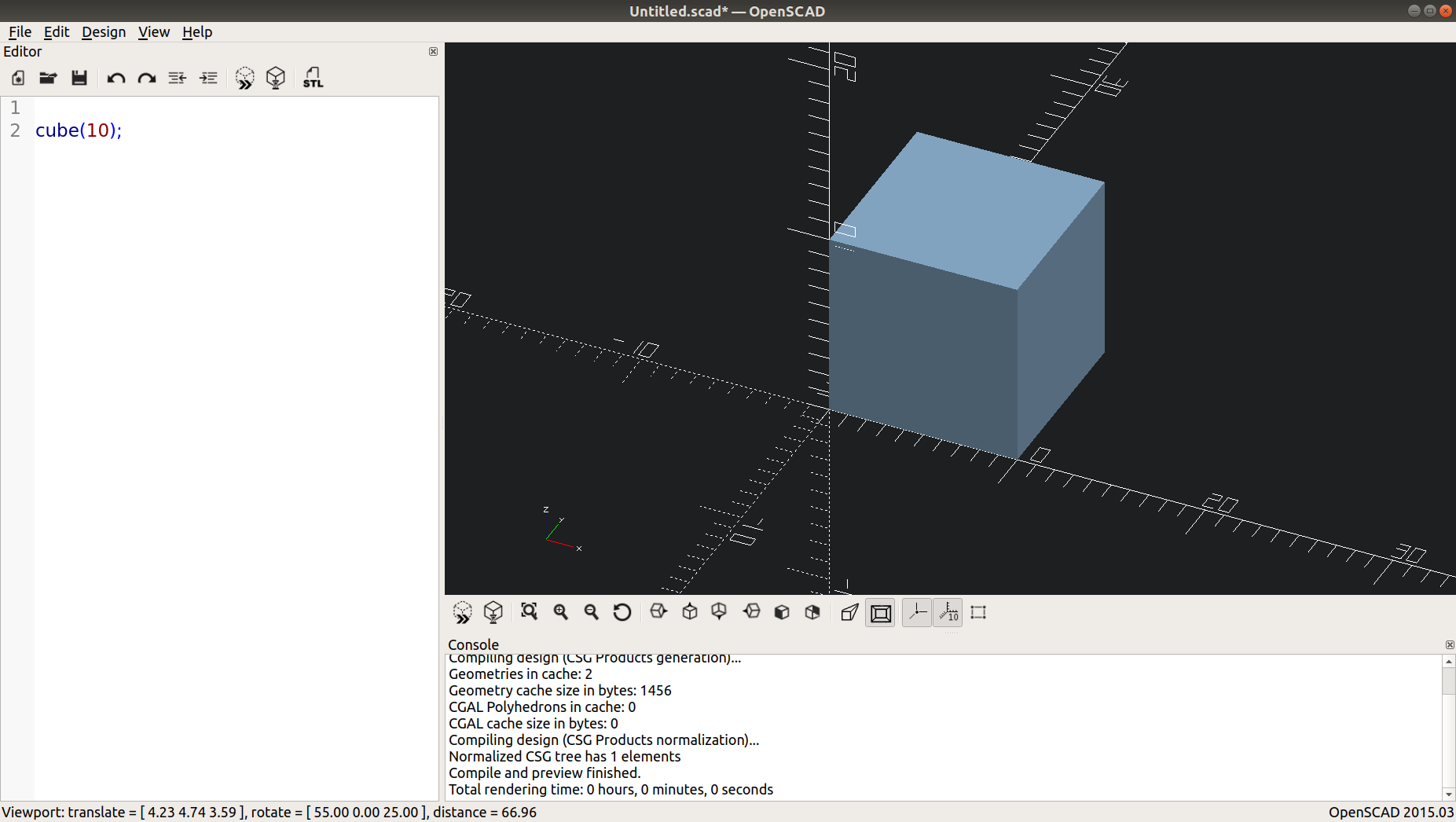 Openscad user manual, OpenSCAD