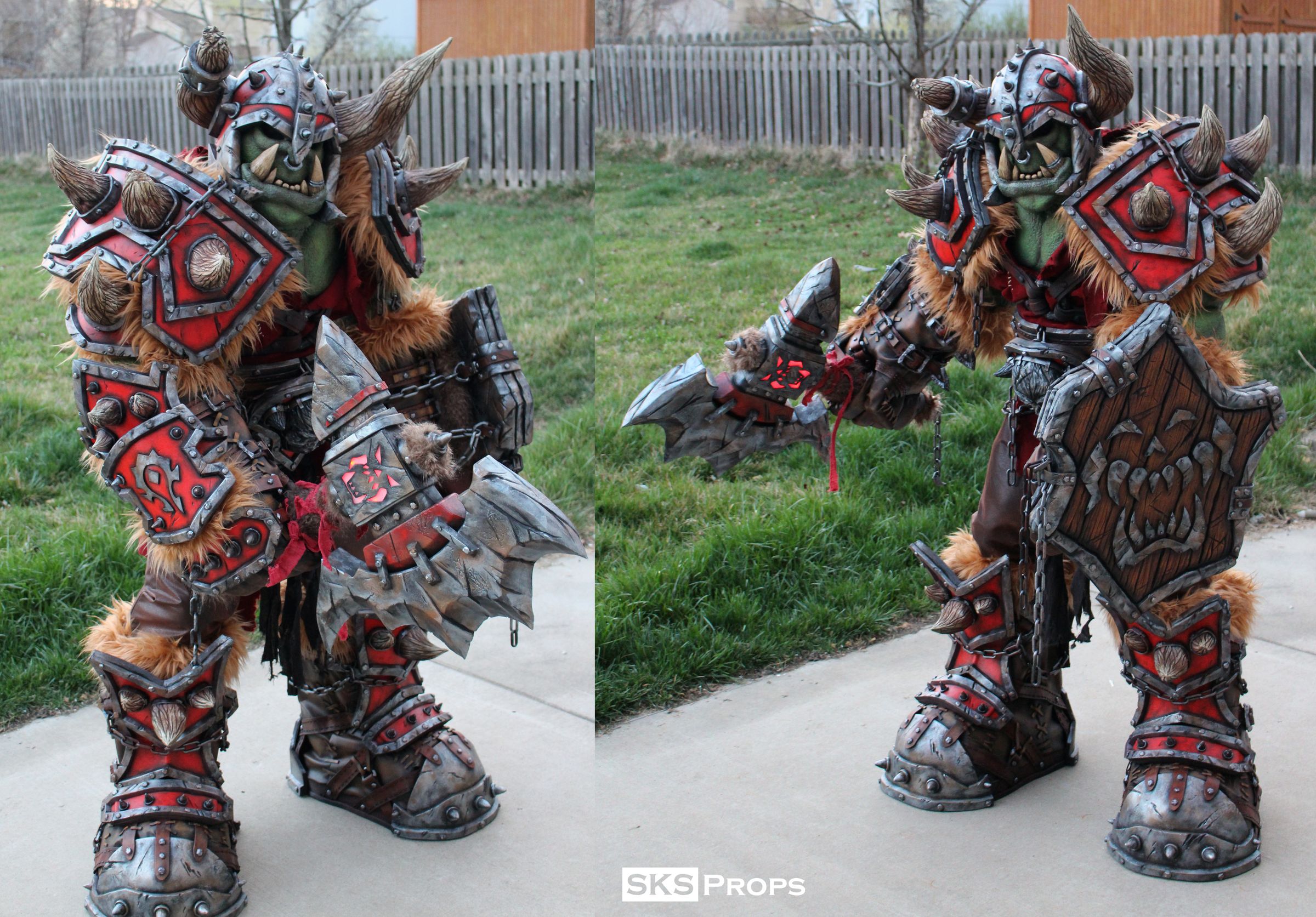 WarCraft Orc Full Scale Cosplay Costume : 37 Steps (with Pictures ...
