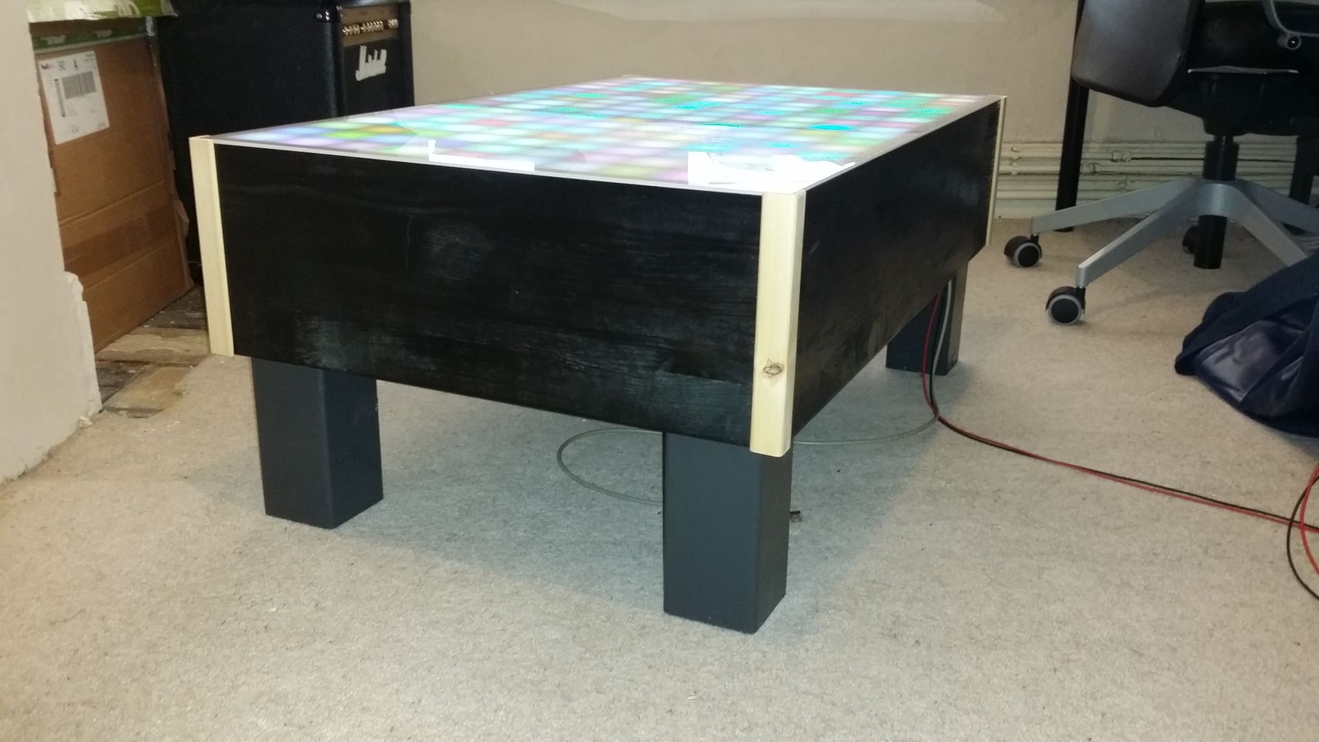 RGB LED Pixel Touch Reactive Gaming Table : 19 Steps (with Pictures ...
