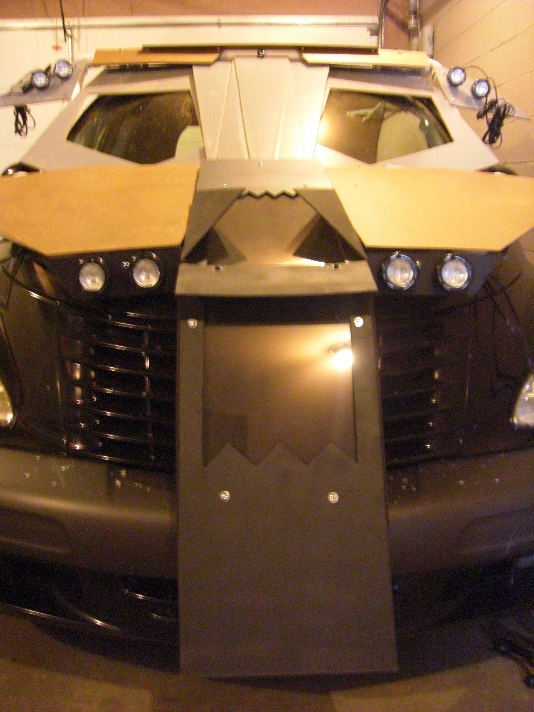 Make a Life-sized Batmobile Tumbler and Batman Themed Halloween Display ...