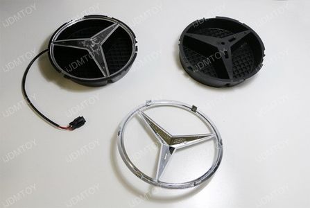 Install Mercedes Benz LED Illuminated Grille Emblem : 6 Steps ...