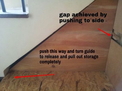Under Stairs Pull Out Storage : 9 Steps (with Pictures) - Instructables