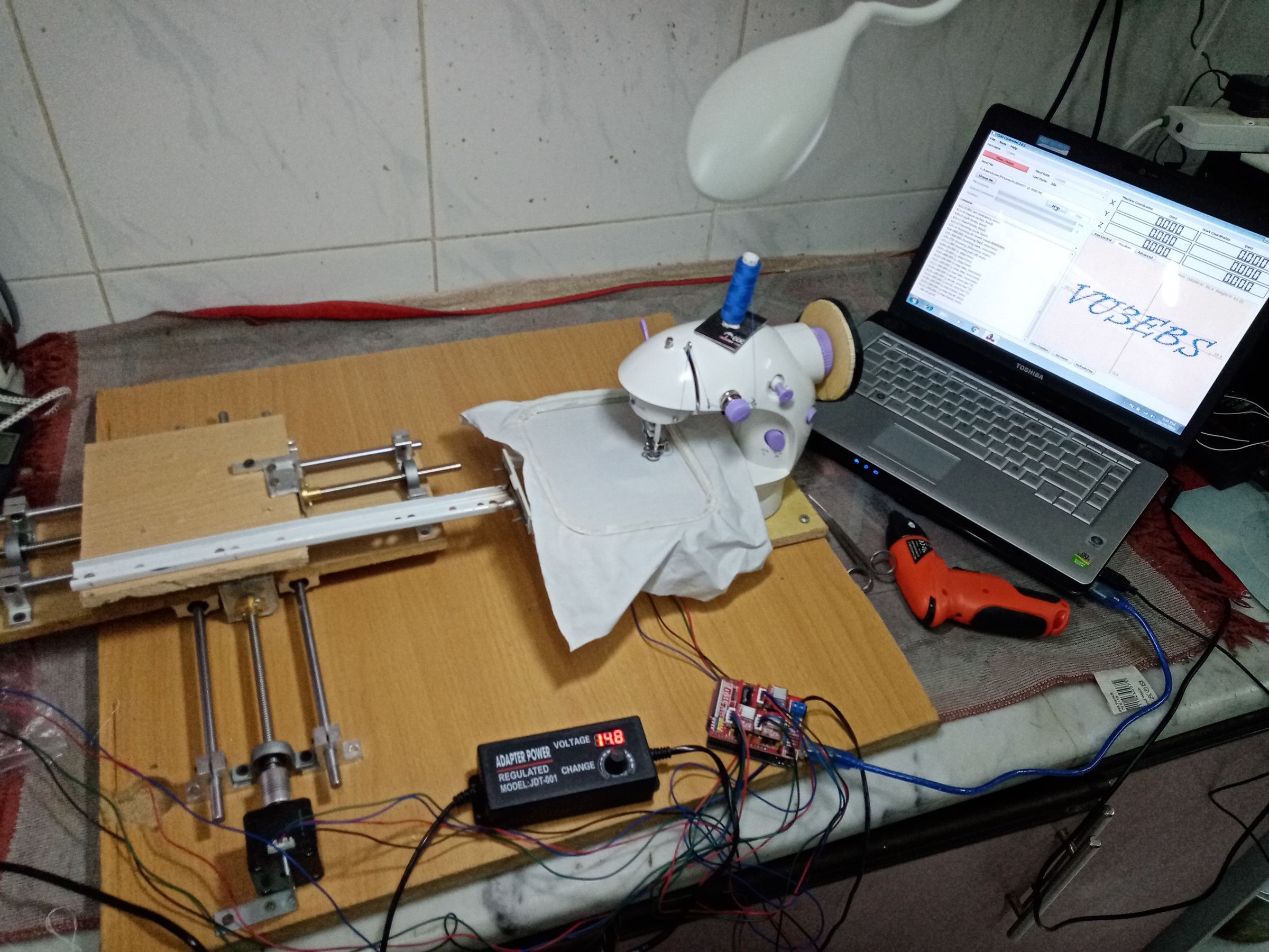 ARDUINO CNC EMBROIDERY SEWING MACHINE : 5 Steps - Instructables