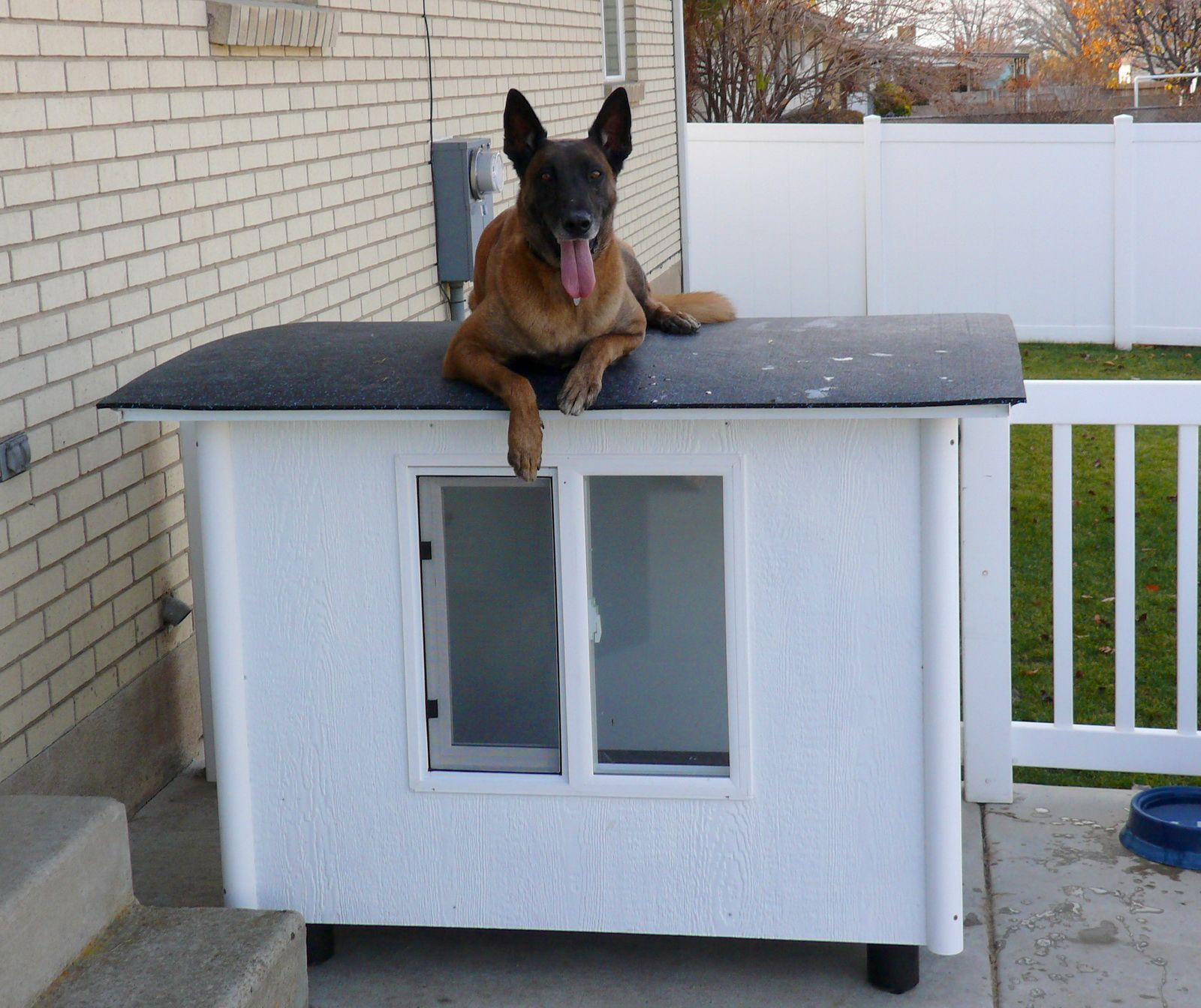 The Dog Mansion - or - Knock-Down Dog House : 6 Steps (with Pictures ...