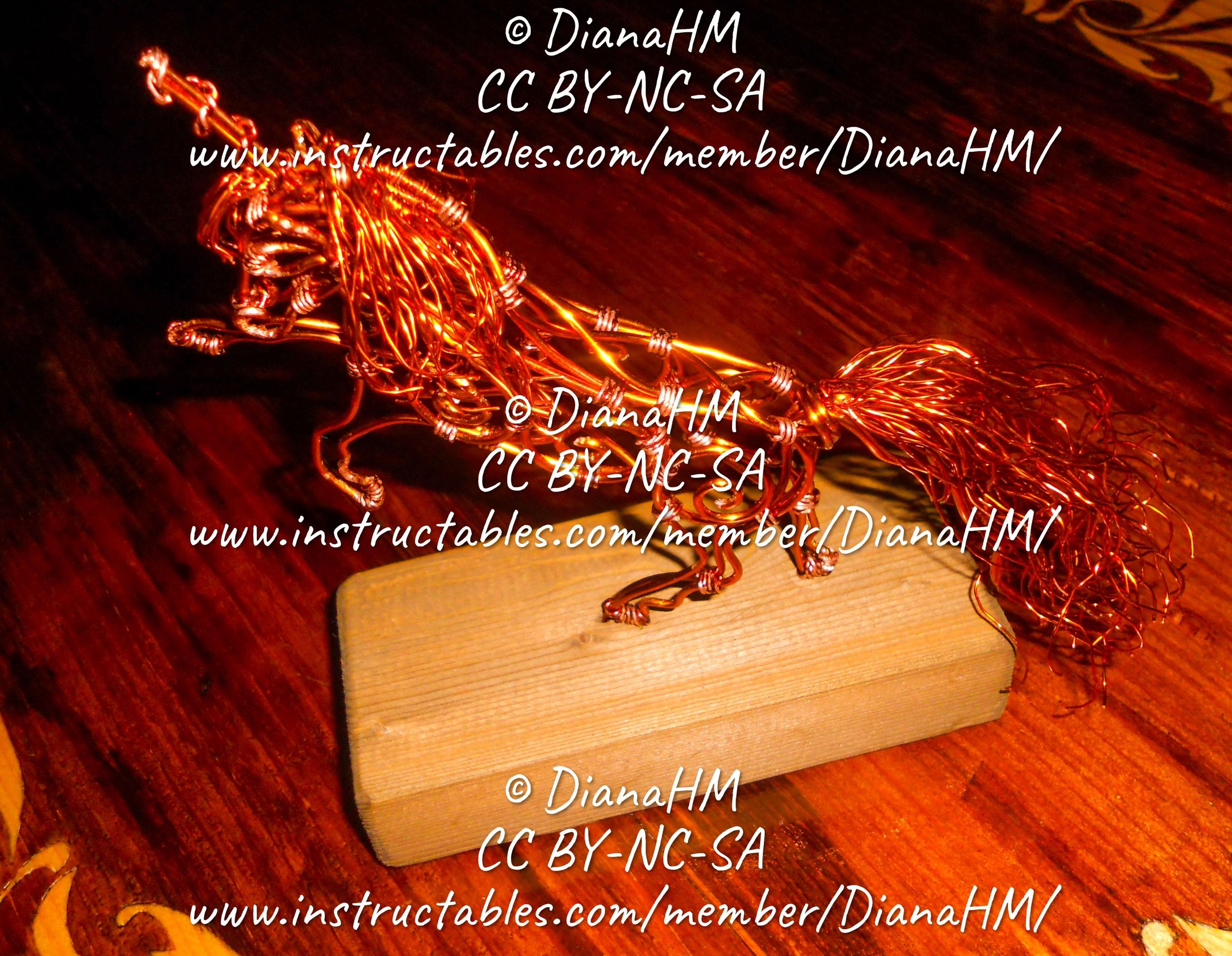Copper Wire Unicorn Sculpture : 9 Steps (with Pictures) - Instructables