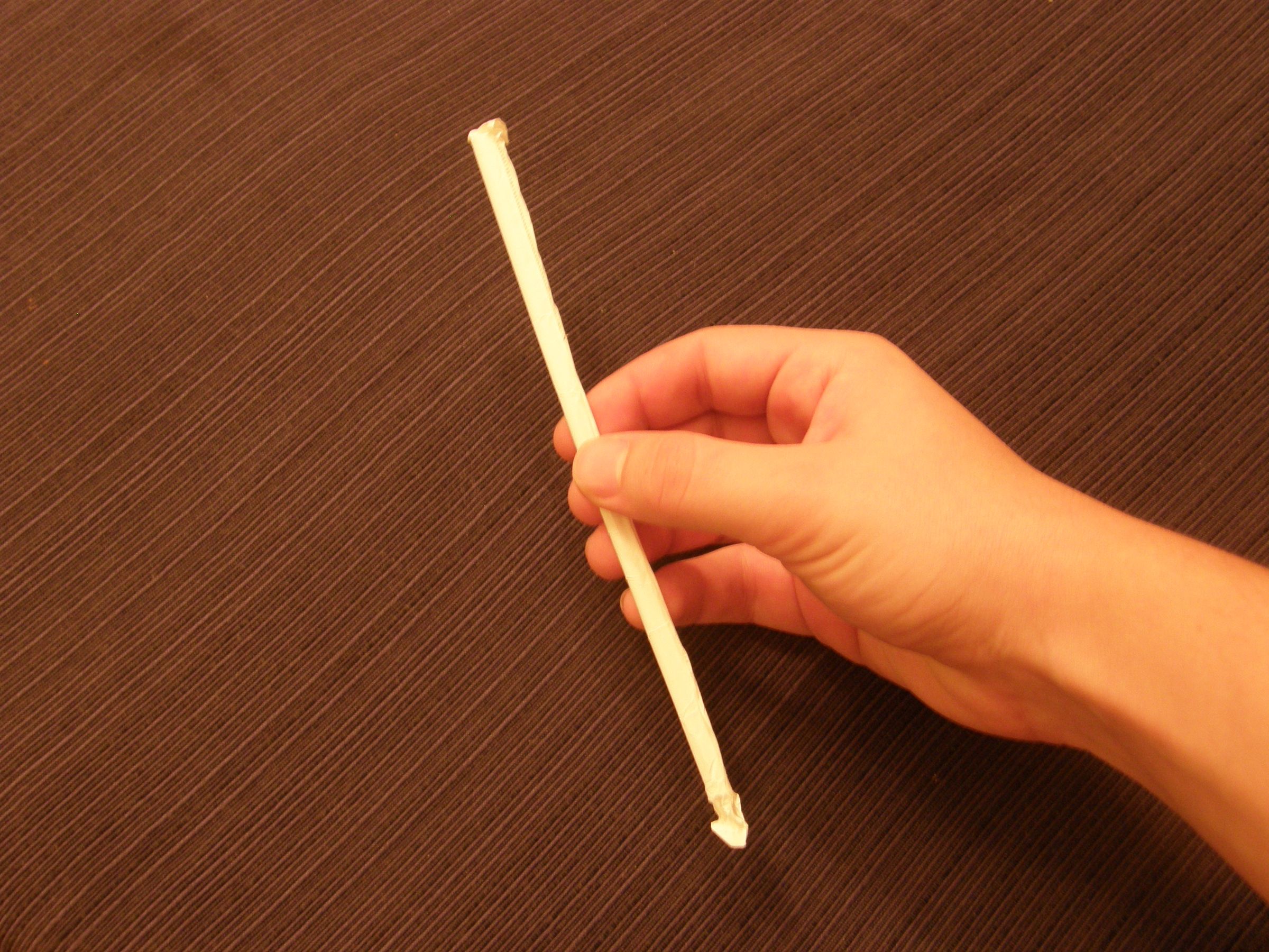 Turn a Straw Wrapper Into a Moving "worm" : 3 Steps - Instructables