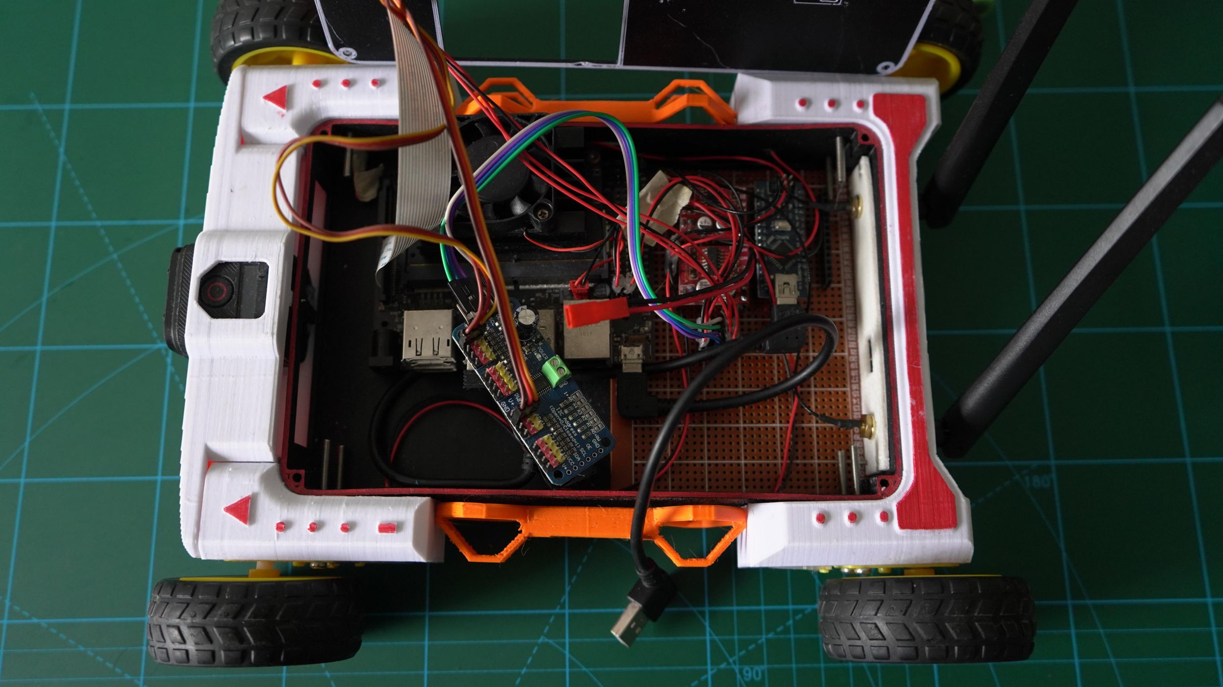 3D Printed Robotics Development Platform With Nvidia Jetson Nano : 11 ...