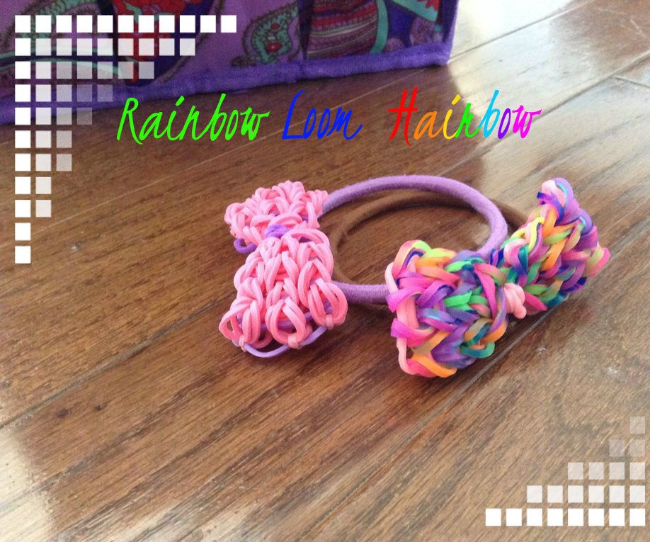 Rainbow Loom Hairbow : 8 Steps - Instructables
