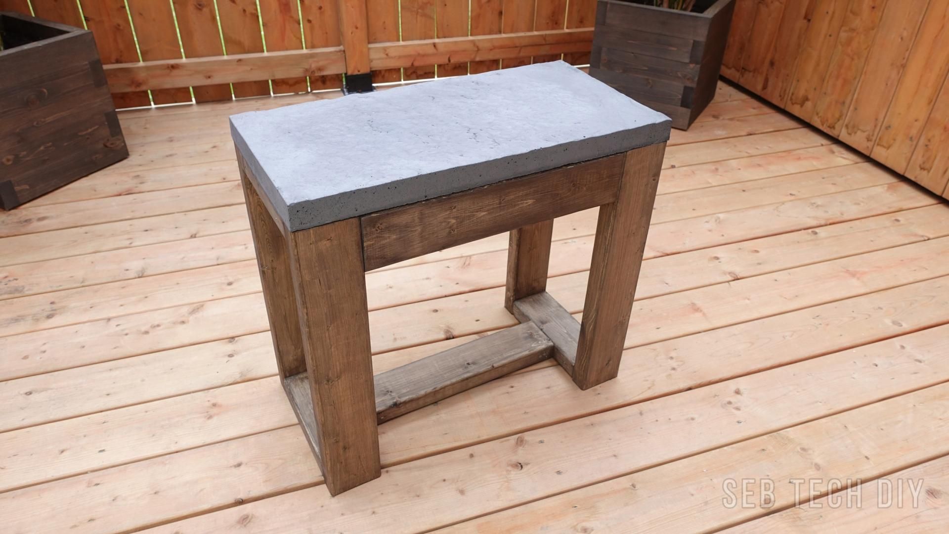 How to Build an Outdoor Wooden Side Table Out of 2x4's : 8 Steps (with ...