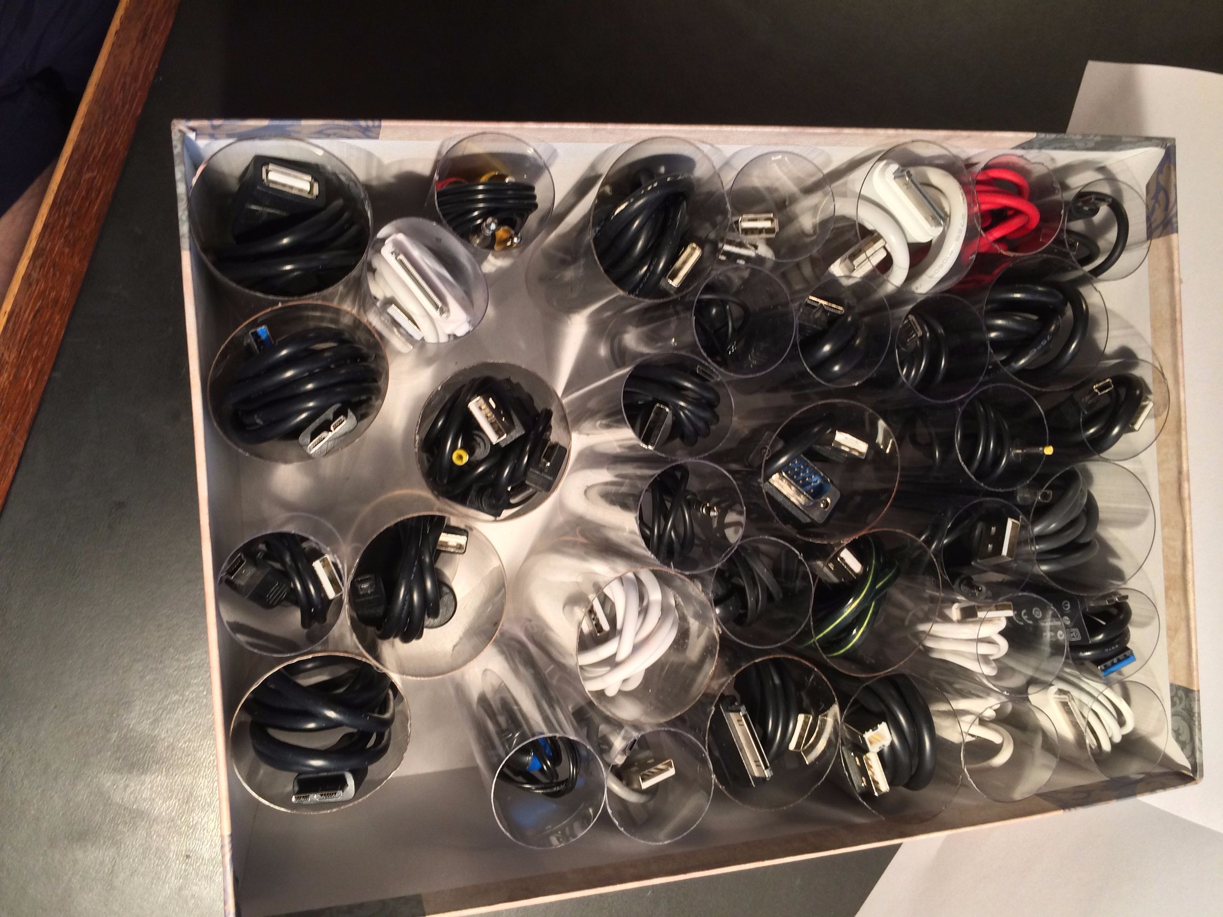 Easy & Effective USB Cable Storage System : 3 Steps - Instructables