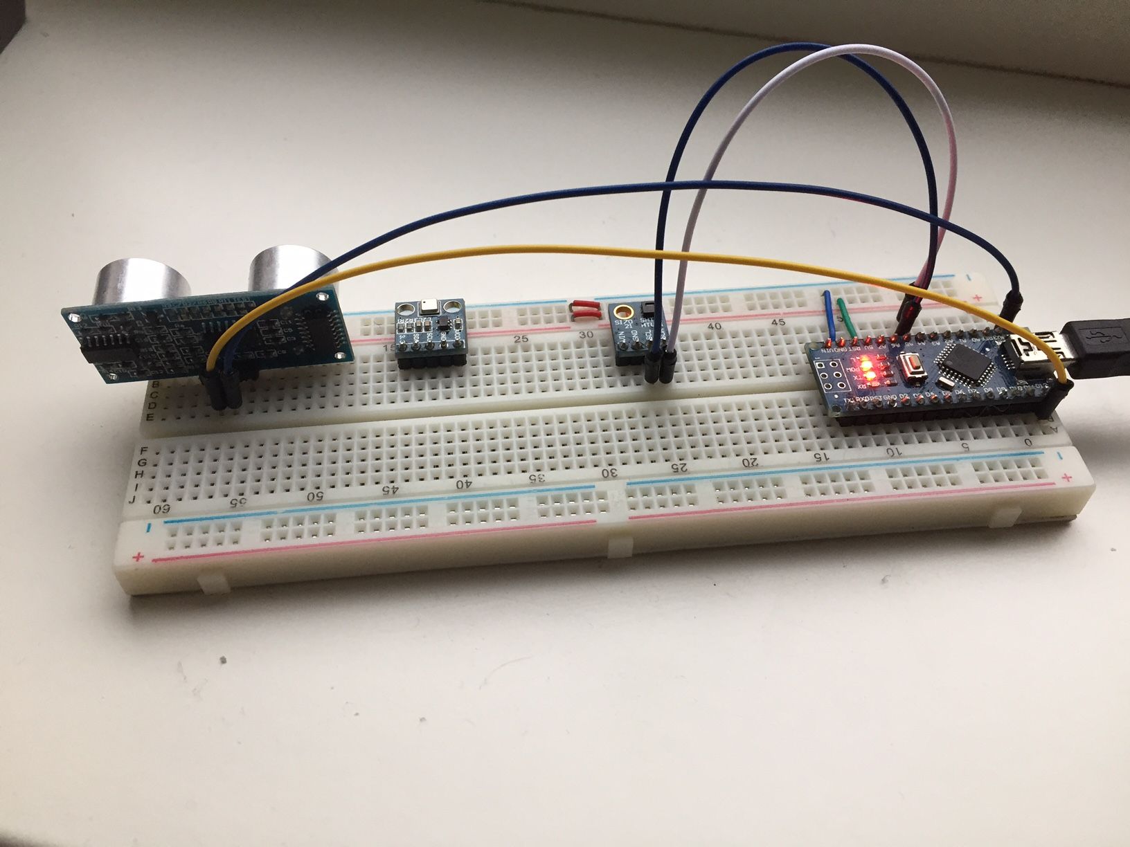 Temperature Compensated Ultrasonic Range Finder With Arduino (with ...