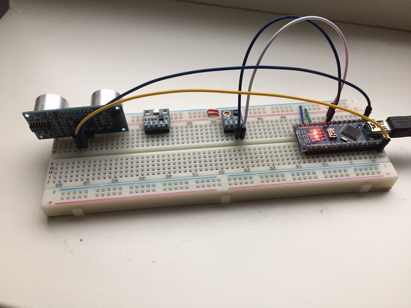 Temperature Compensated Ultrasonic Range Finder With Arduino With Pictures Instructables