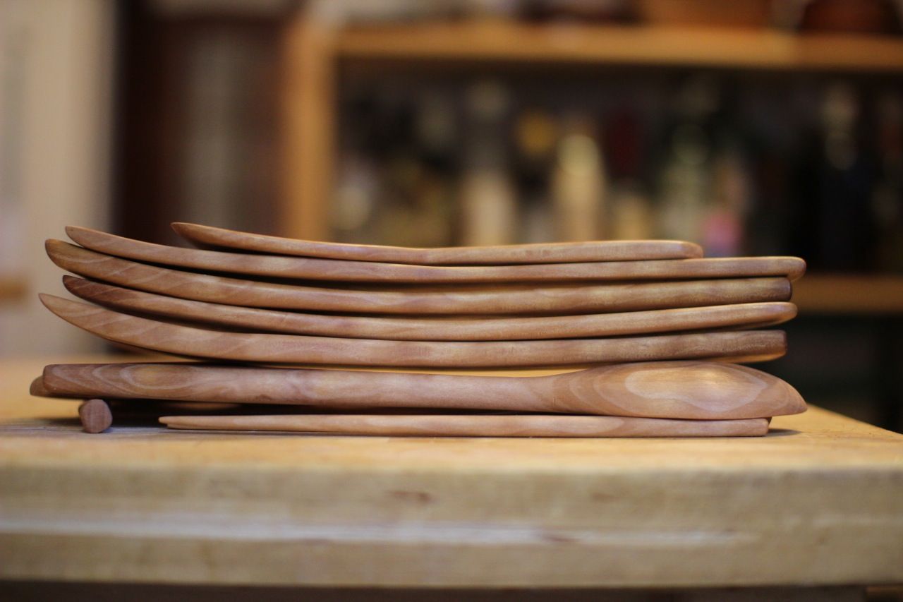 Make a Bunch of Kitchen Utensils From a Block of Wood : 5 Steps (with ...