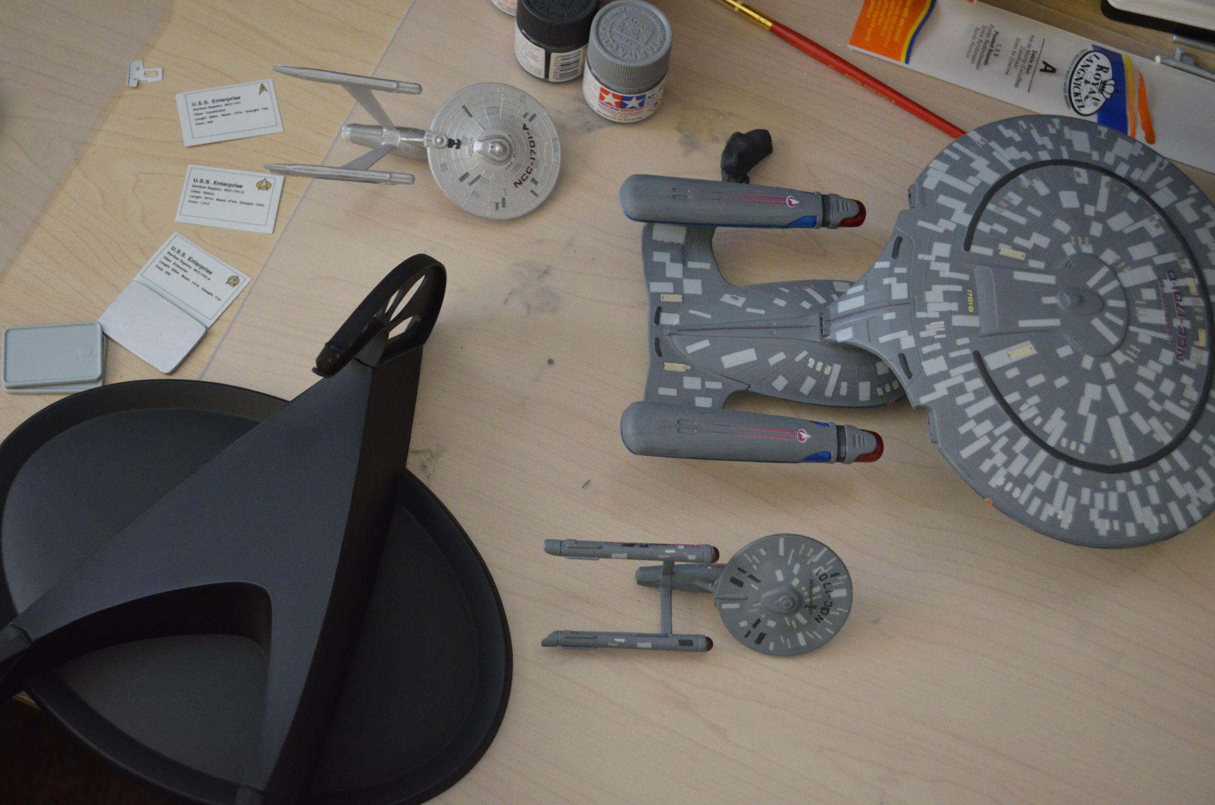 Custom Painting a Starship Model, Aztec-Style-Masking : 4 Steps ...