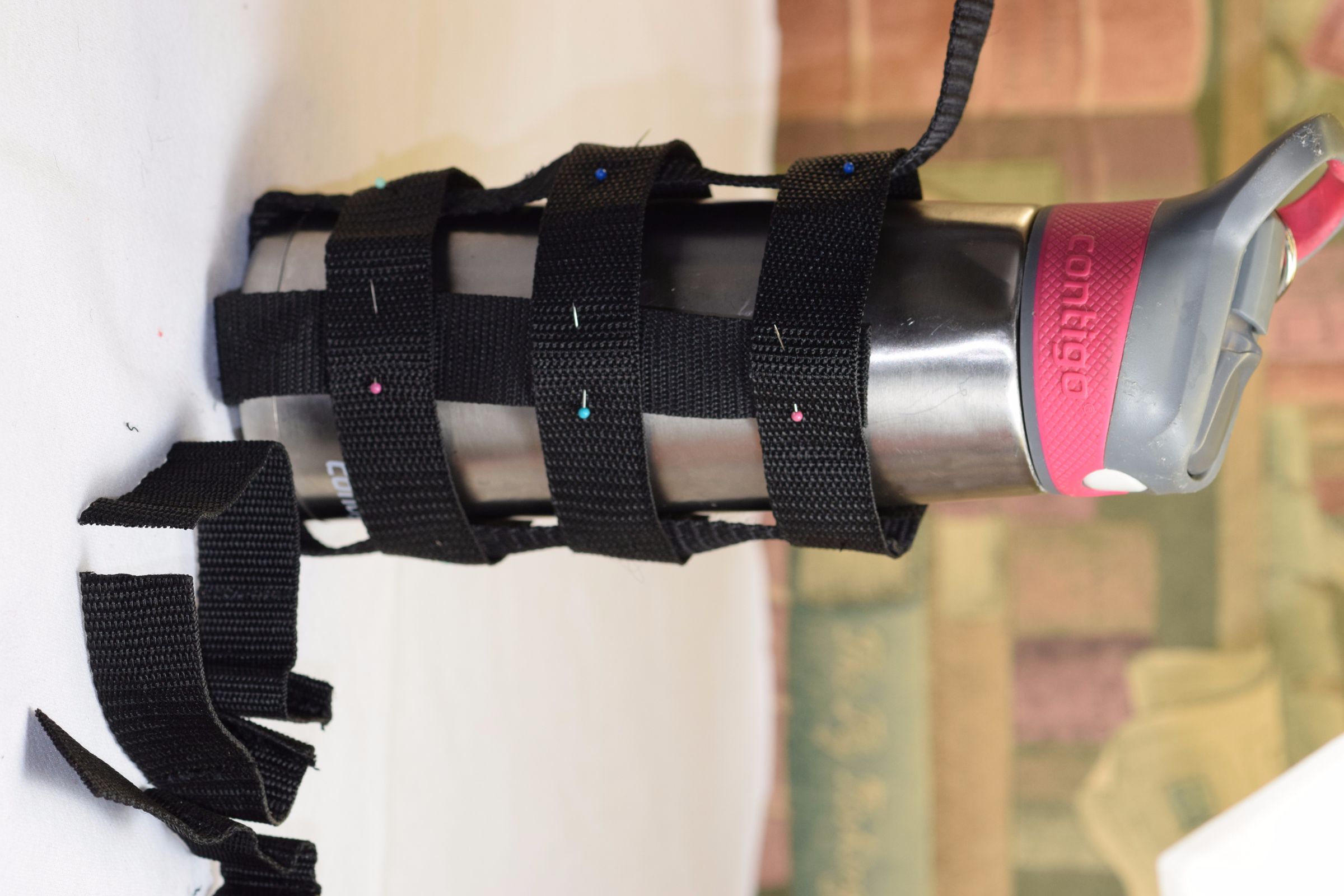 School Backpack Water Bottle Strap Holder : 5 Steps (with Pictures ...