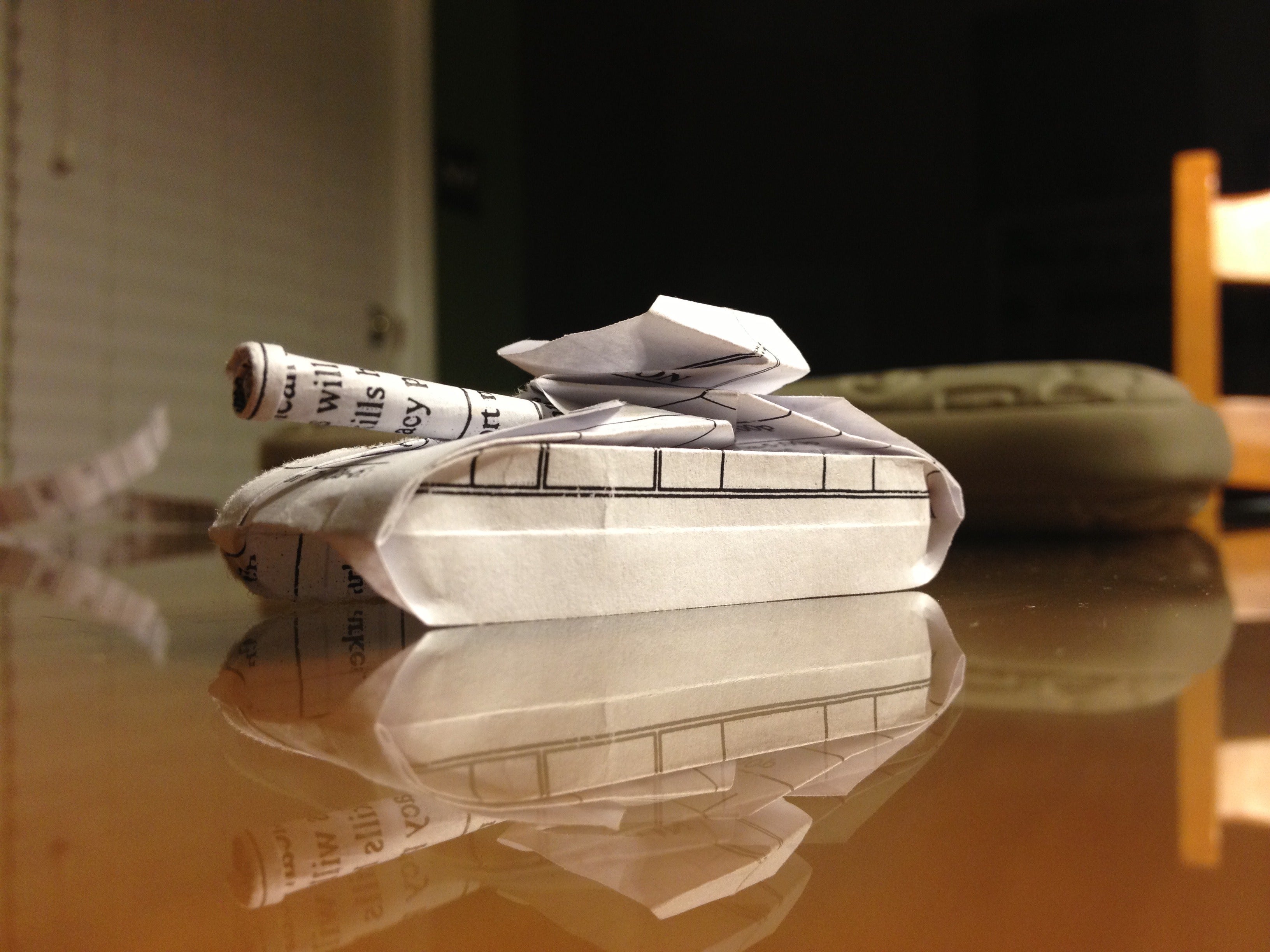 Origami Tank 11 Steps Instructables Origami Tank 11 Steps Instructables