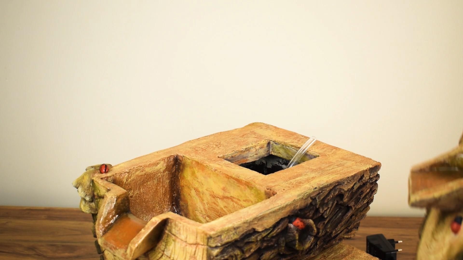 Concrete Tree Log Waterfall Fountain : 15 Steps (with Pictures ...