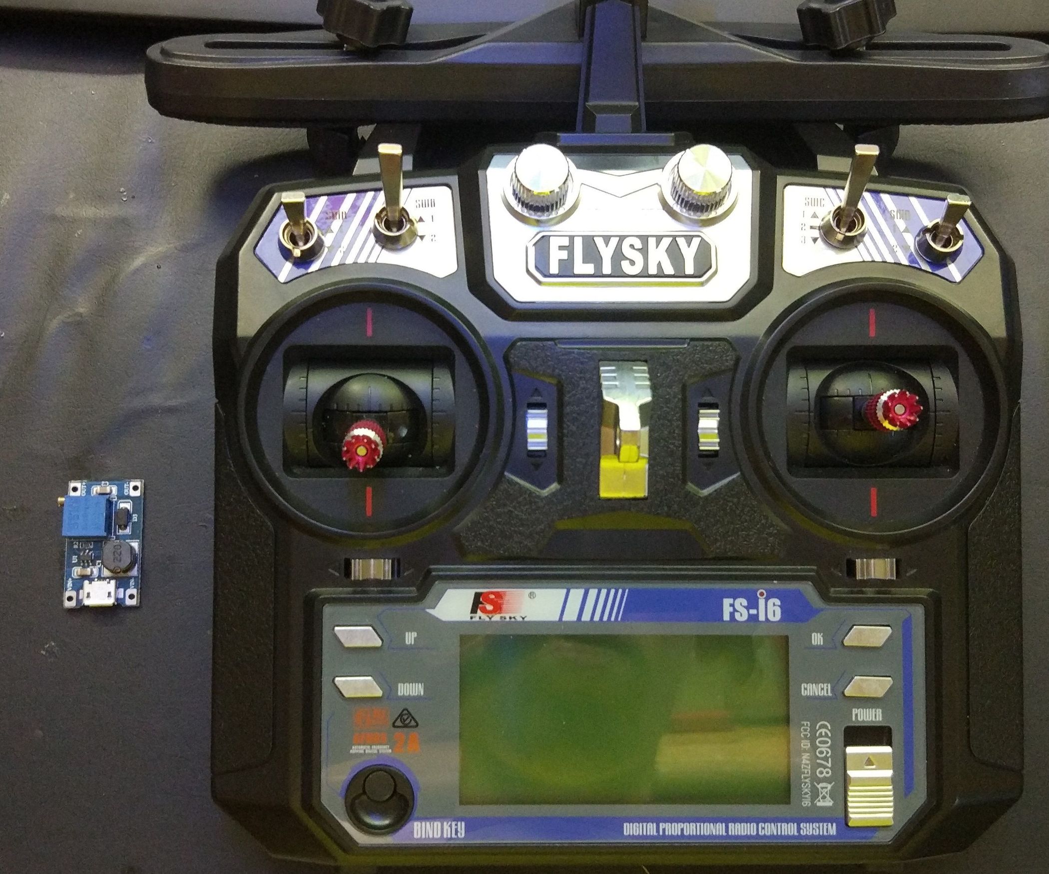 Supply the Flysky FS-I6 Controller With Micro USB or 2V to 6V Battery ...