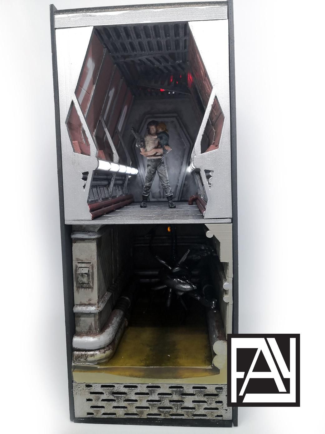 Aliens Movie Book Nook Diorama : 7 Steps (with Pictures) - Instructables
