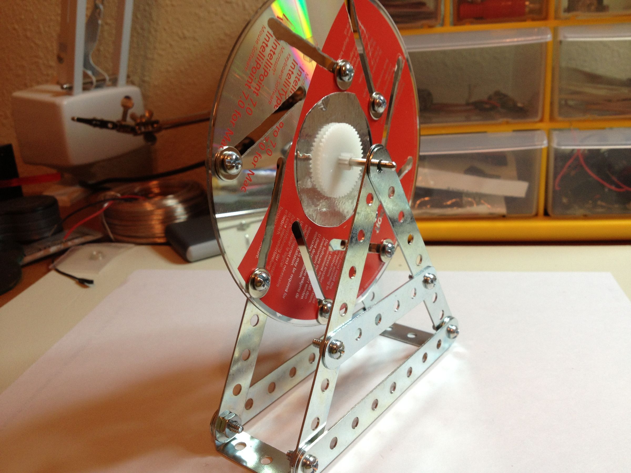 Overbalanced Wheel (Fake Perpetual Motion Machine for Fun) : 9 Steps ...