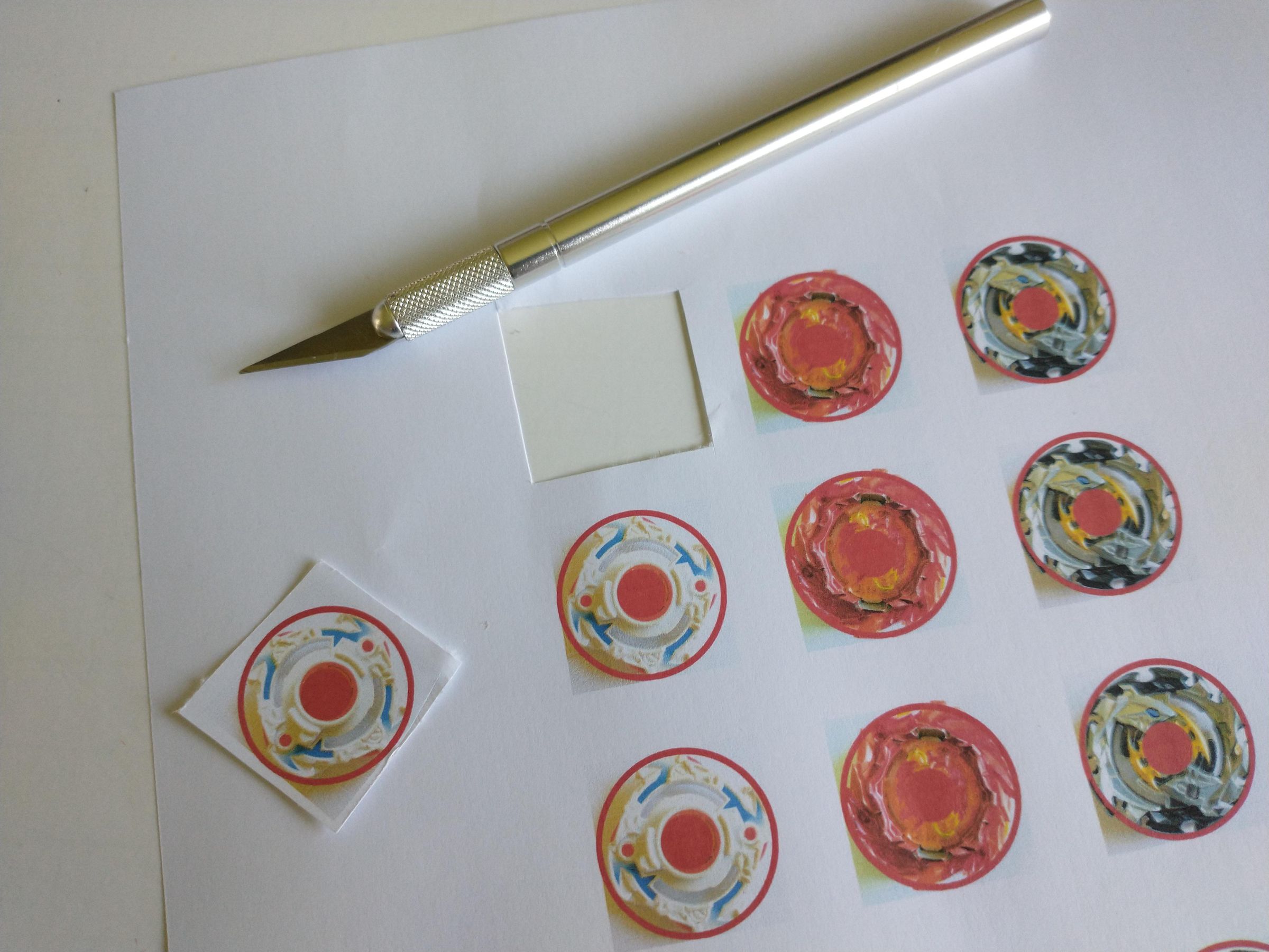 Make Your Own Beyblade Micros: Paper Edition : 11 Steps (with Pictures ...