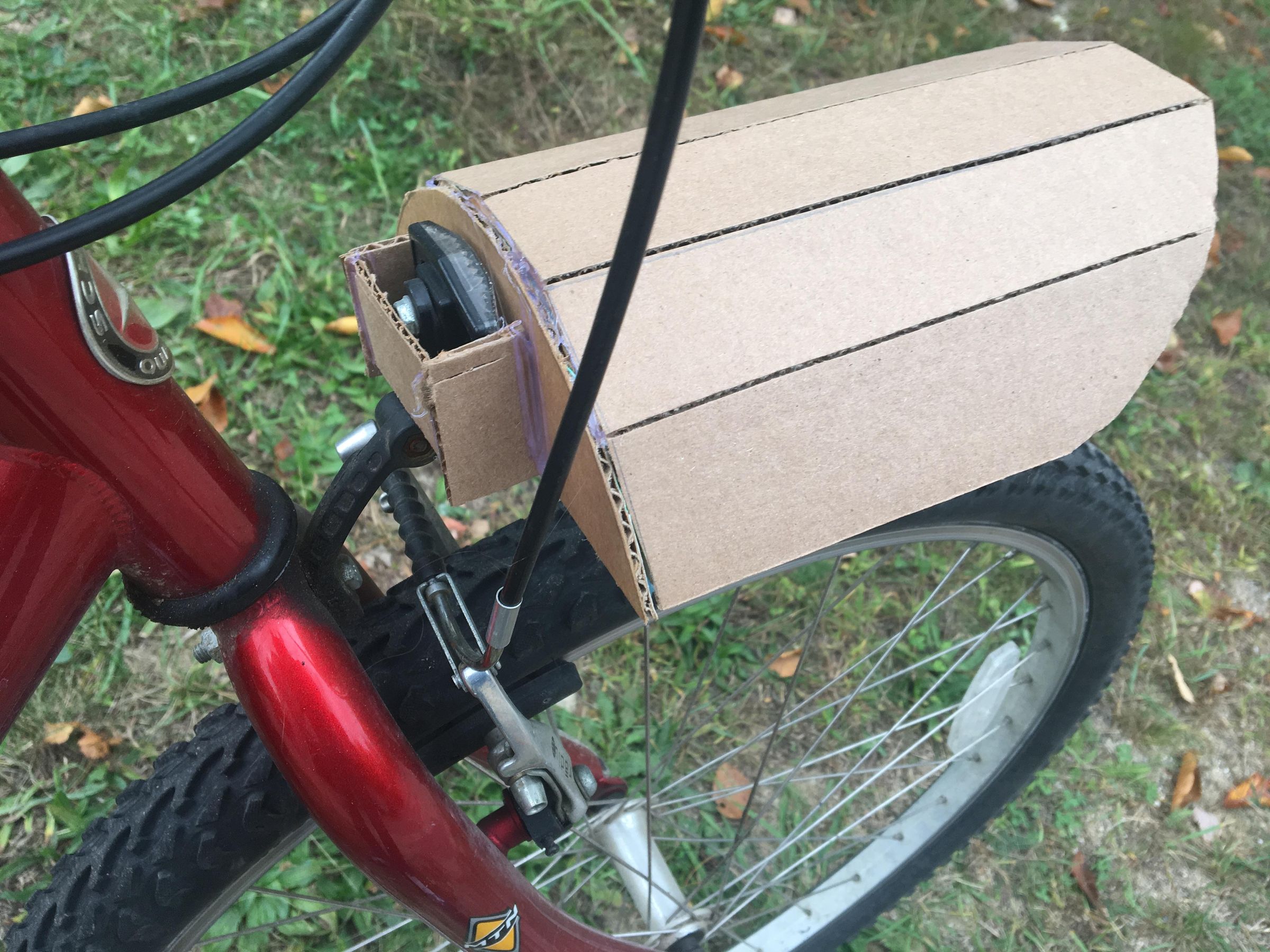 Convert Your Bike to a Cardboard Motorcycle : 5 Steps - Instructables