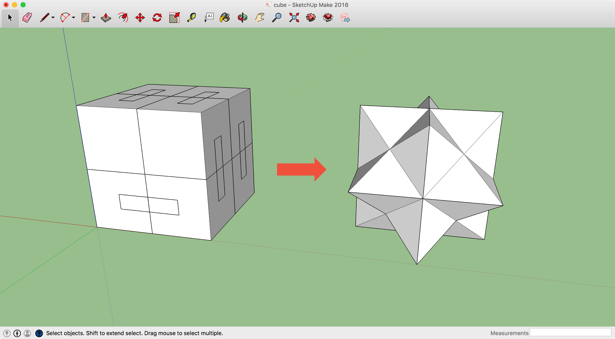 Make a Paper Transforming Geode Cube - Design and Template : 7 Steps ...