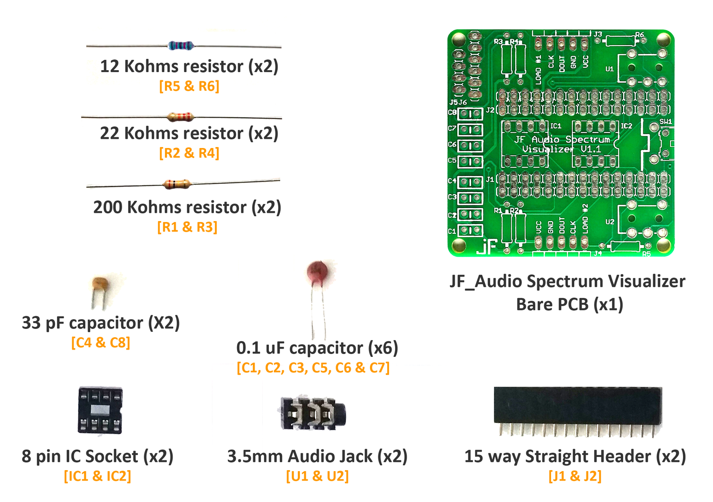 Arduino Based Mini Audio Spectrum Visualizer 6 Steps With Pictures Instructables